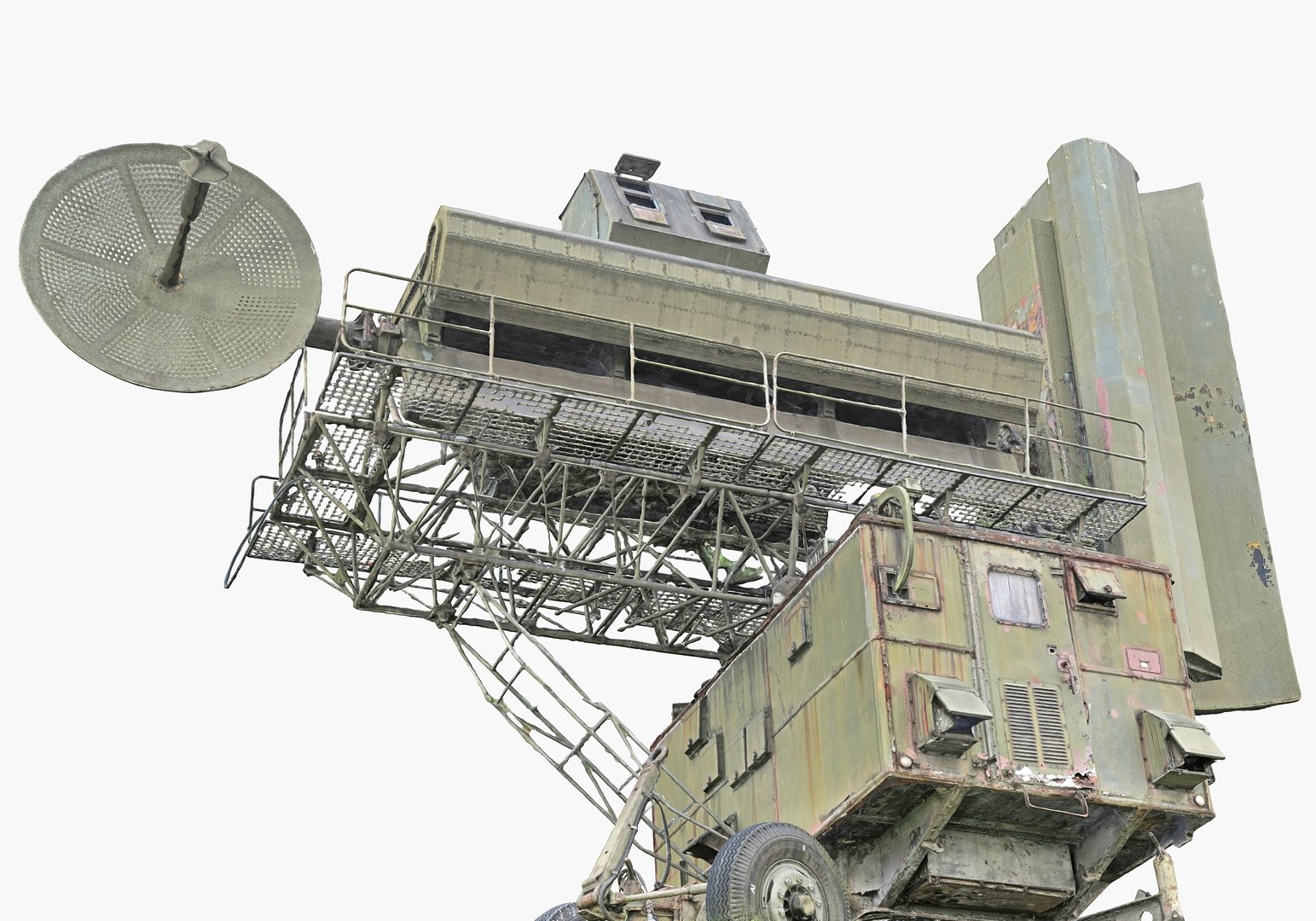 Russian Old Weathered Surfacetoair Missile Radar 3D Model - TurboSquid ...