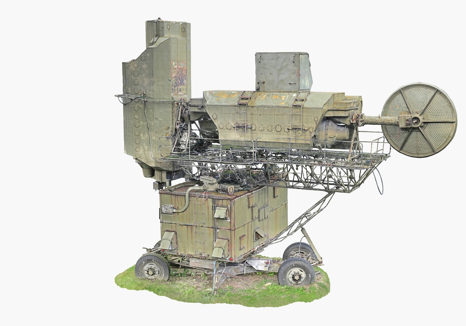 Russian Old Weathered Surfacetoair Missile Radar 3D Model - TurboSquid ...