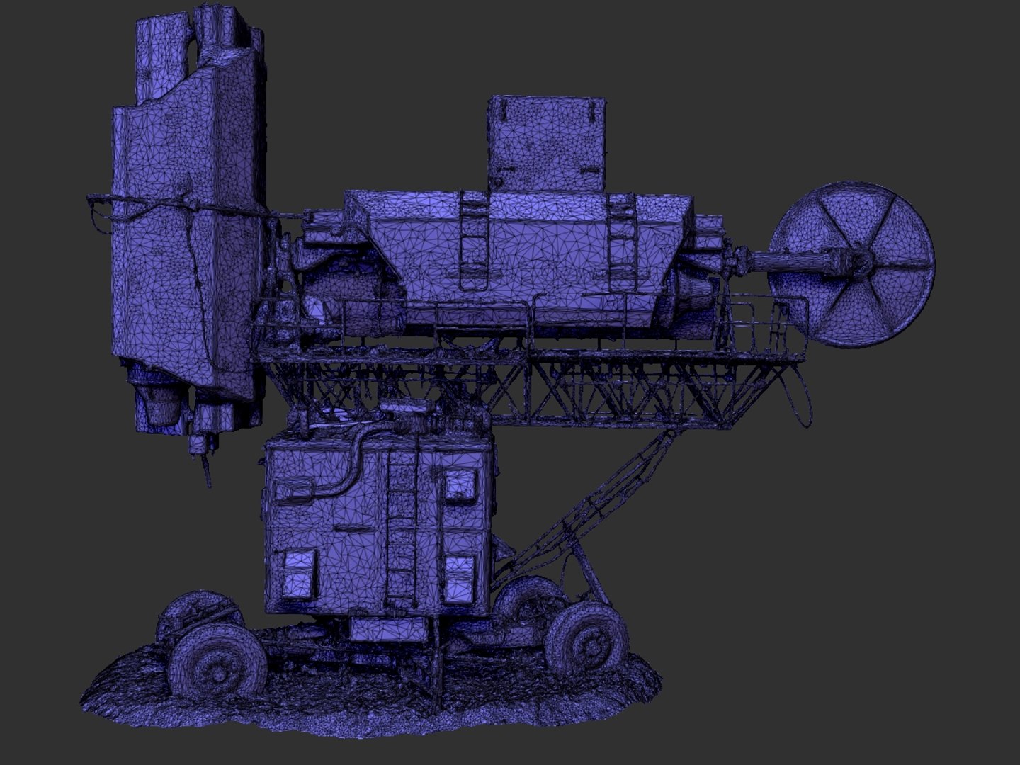Russian Old Weathered Surfacetoair Missile Radar 3D Model - TurboSquid ...