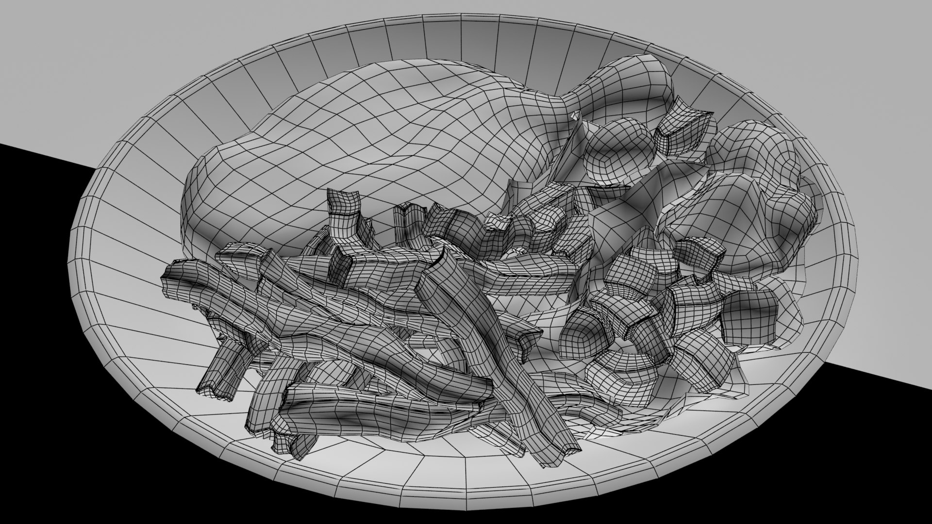 Chicken Chop 3D Model - TurboSquid 1797311