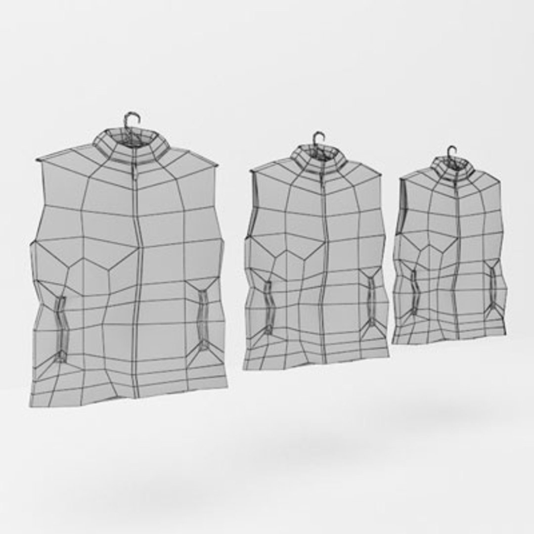 Obj Retail Clothing Rack Waistcoat