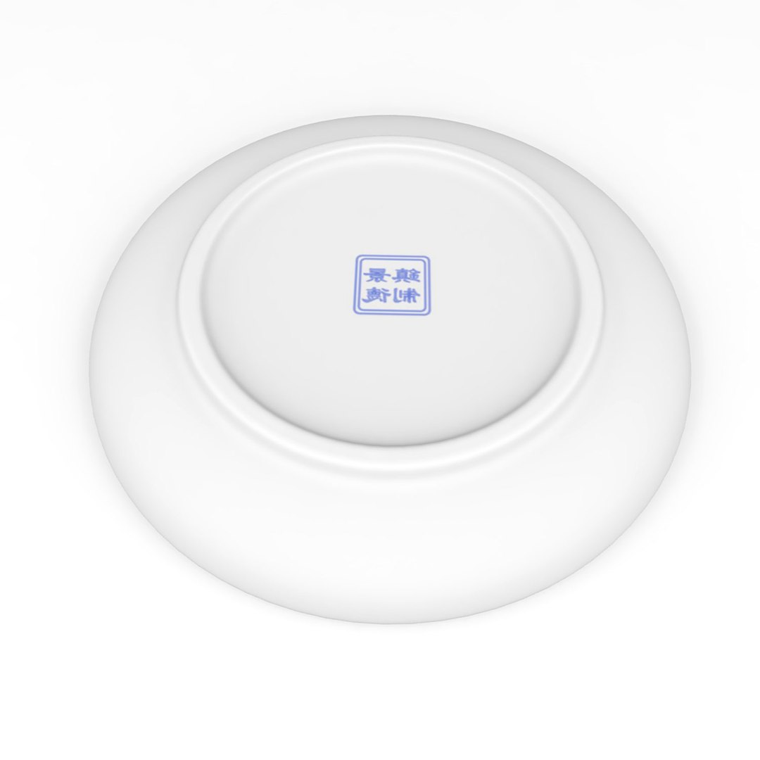 3d Traditional Chinese Porcelain Rice