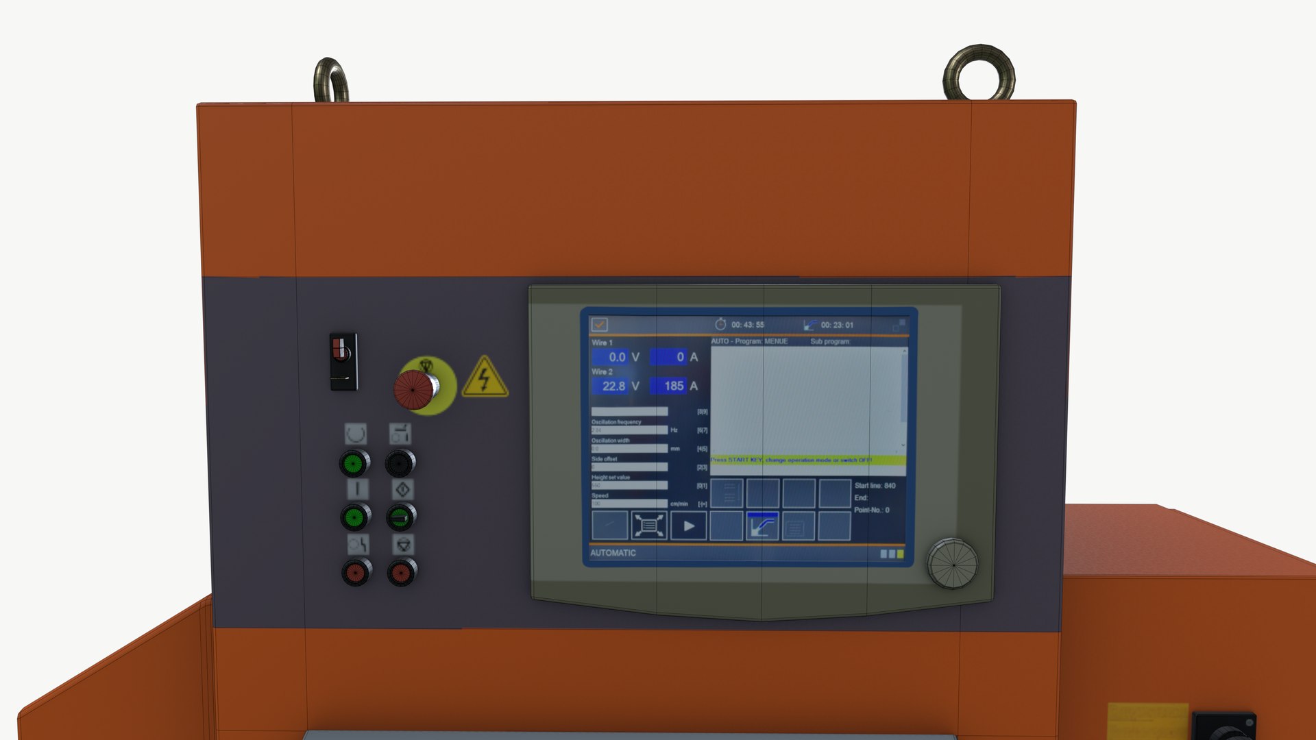 Robotic Welding Machine Controller Model - TurboSquid 2255700