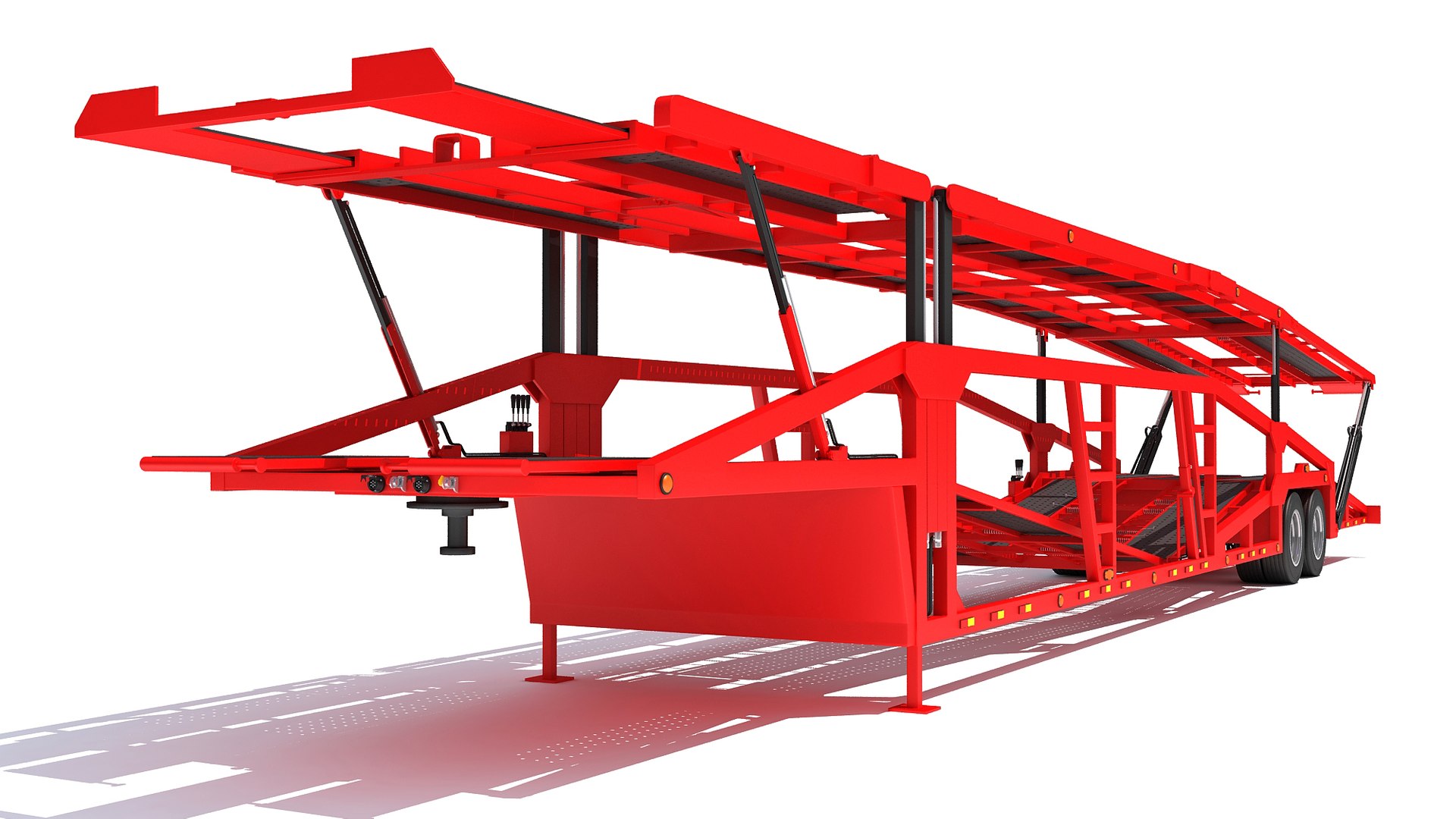 3D Car Carrier Trailer - TurboSquid 2255214