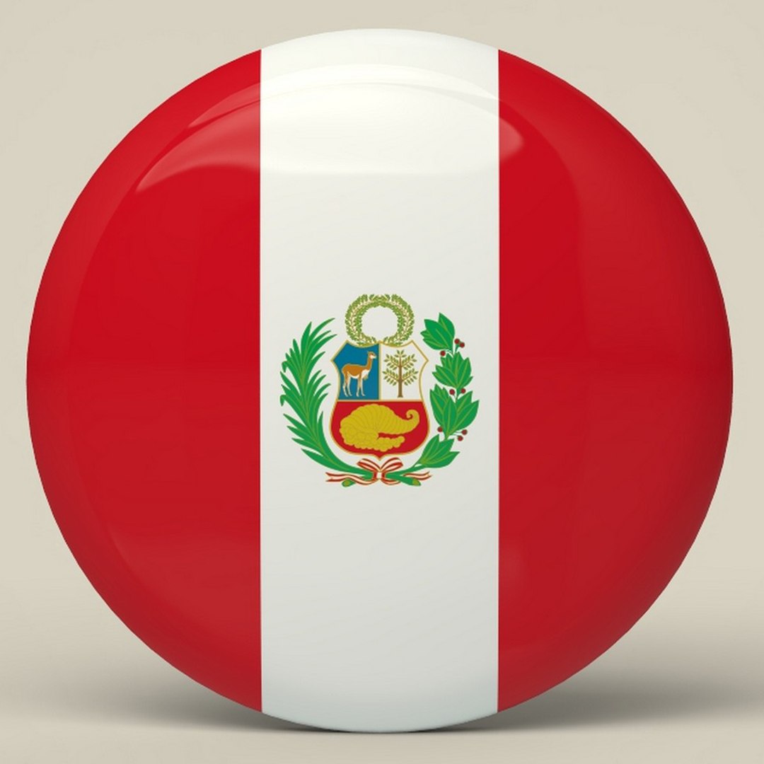 3D Peru Badge - TurboSquid 1822880
