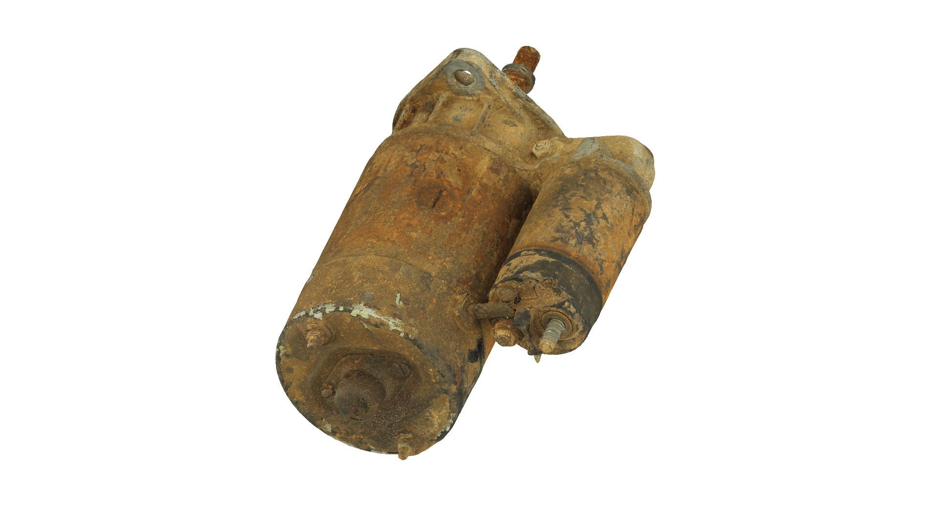 Rusty Starter Motor Raw Scanned 3D Model - TurboSquid 1784697