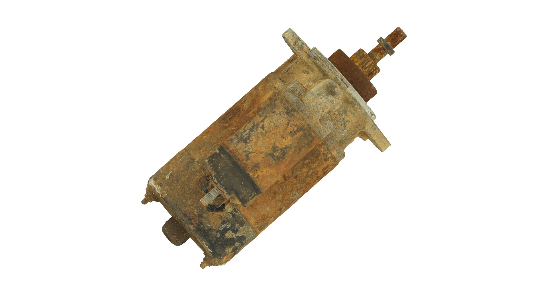 Rusty Starter Motor Raw Scanned 3D Model - TurboSquid 1784697