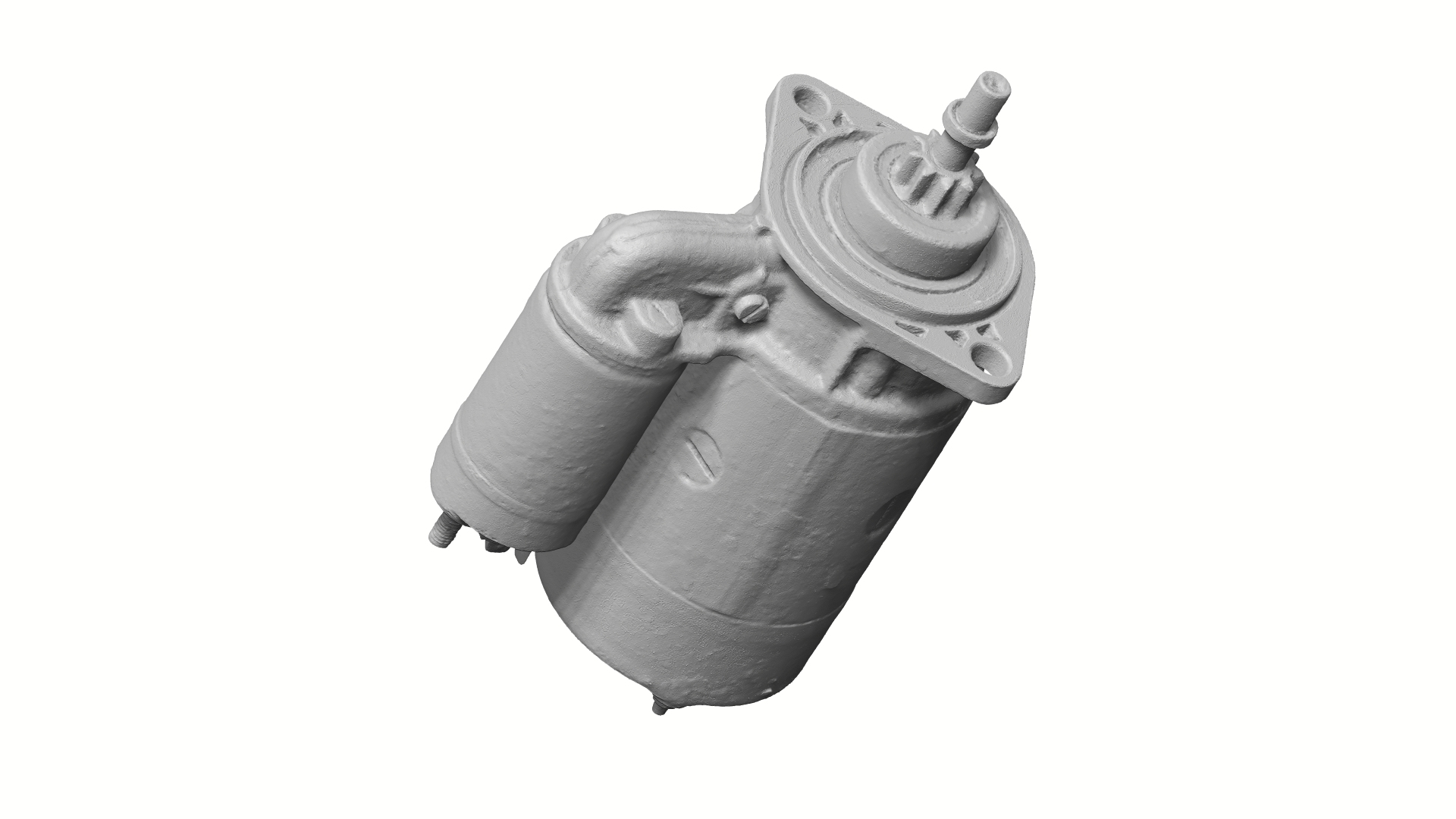 Rusty Starter Motor Raw Scanned 3D Model - TurboSquid 1784697