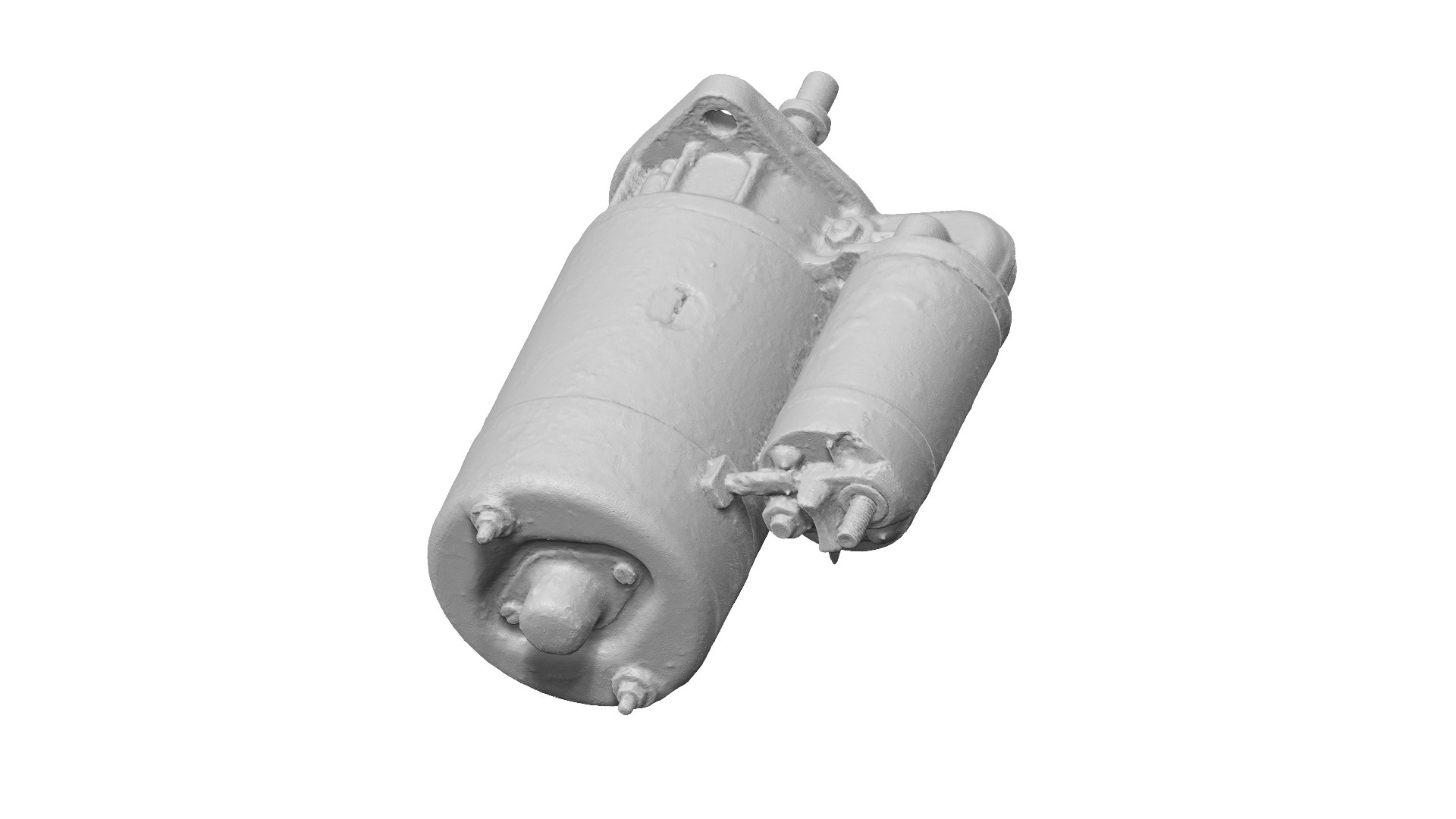 Rusty Starter Motor Raw Scanned 3D Model - TurboSquid 1784697