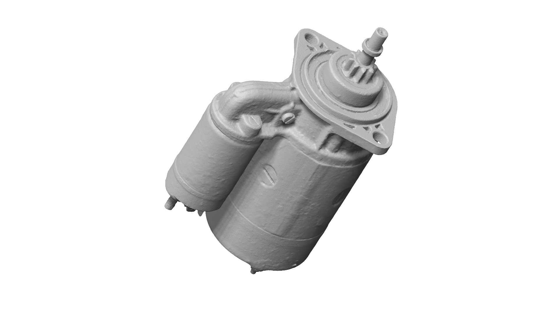 Rusty Starter Motor Raw Scanned 3D Model - TurboSquid 1784697