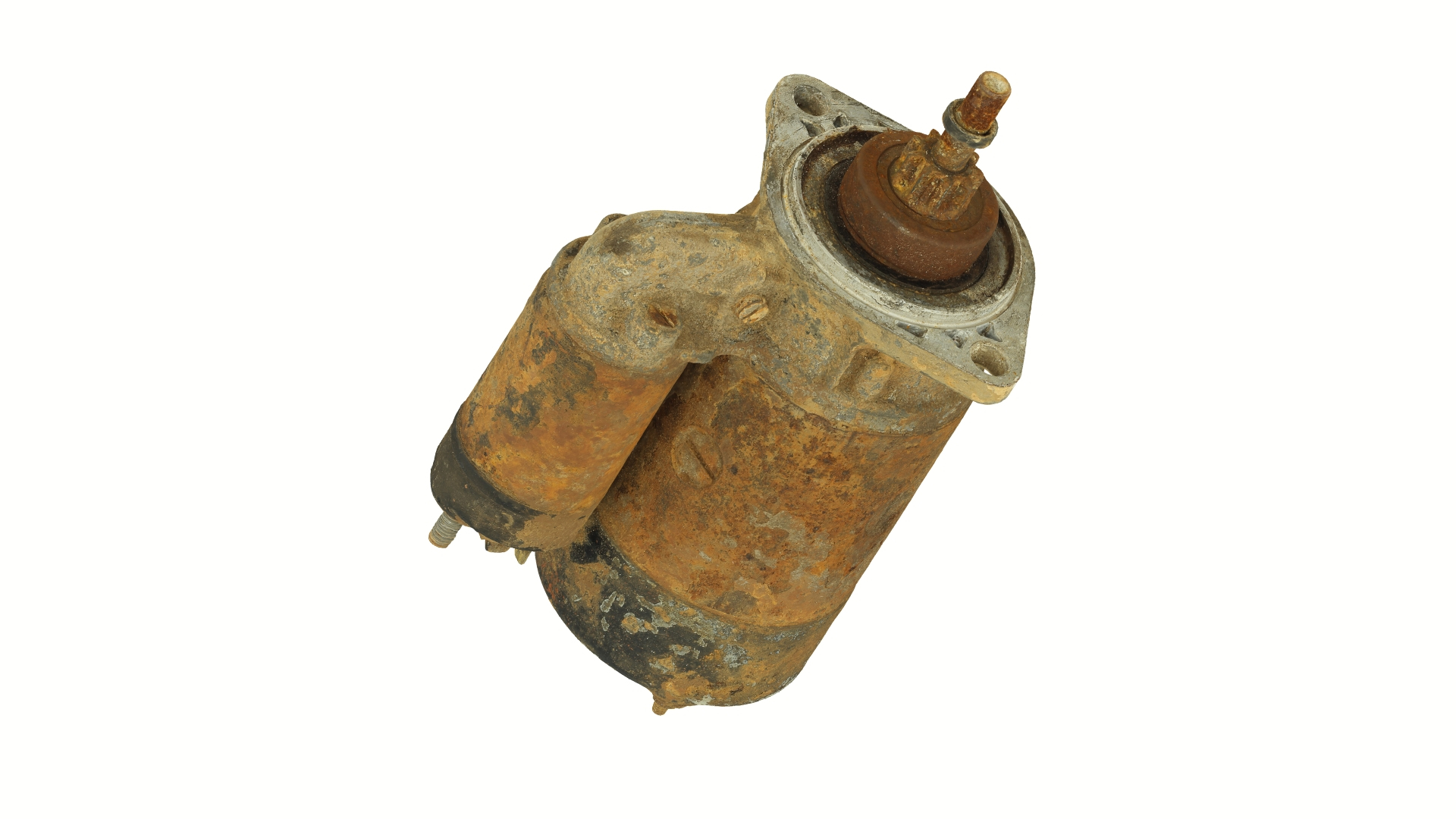 Rusty Starter Motor Raw Scanned 3D Model - TurboSquid 1784697