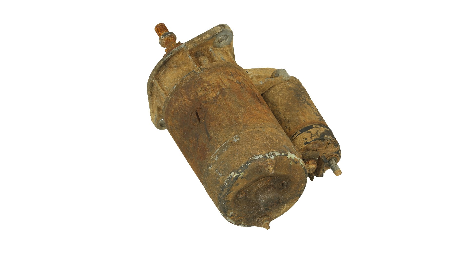 Rusty Starter Motor Raw Scanned 3D Model - TurboSquid 1784697