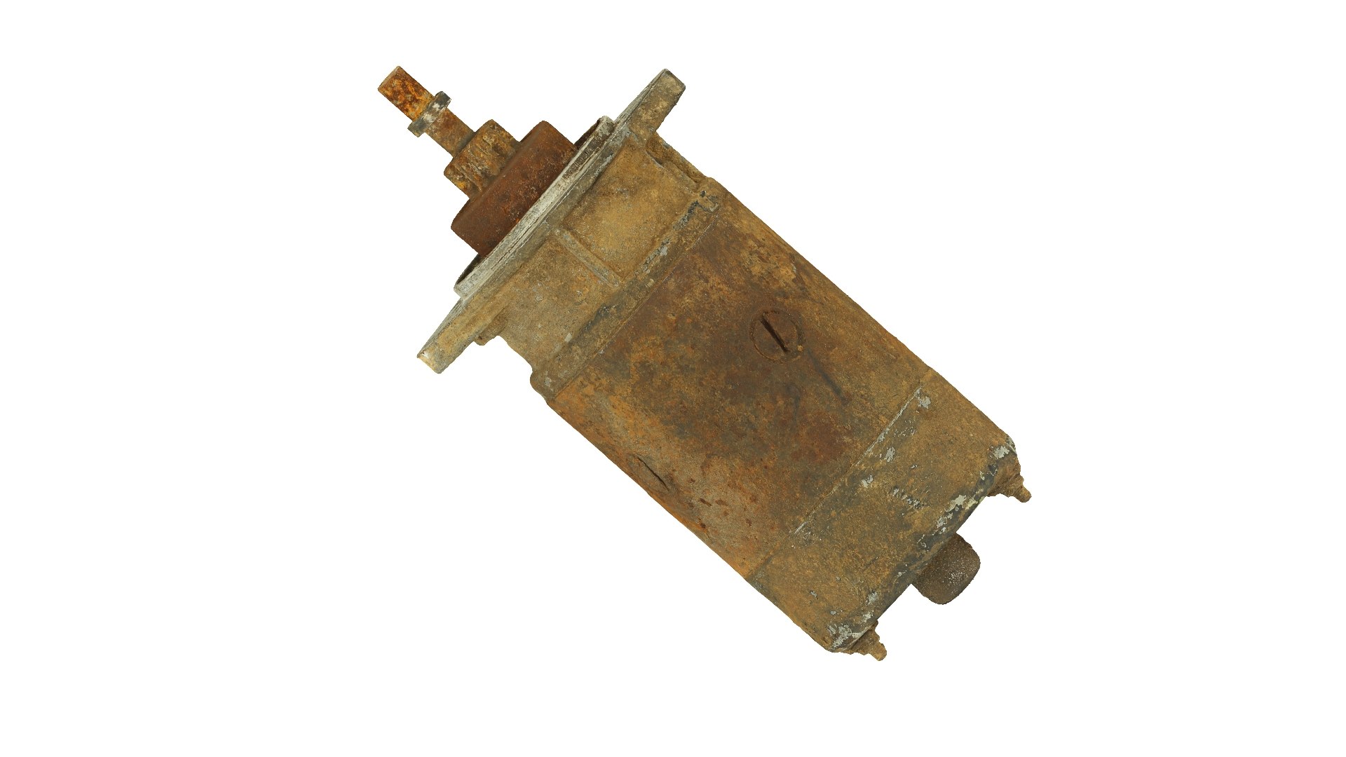 Rusty Starter Motor Raw Scanned 3D Model - TurboSquid 1784697
