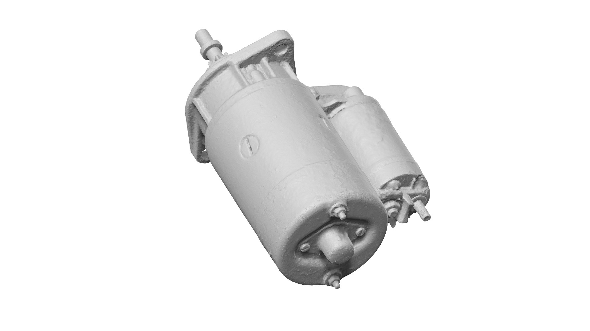 Rusty Starter Motor Raw Scanned 3D Model - TurboSquid 1784697