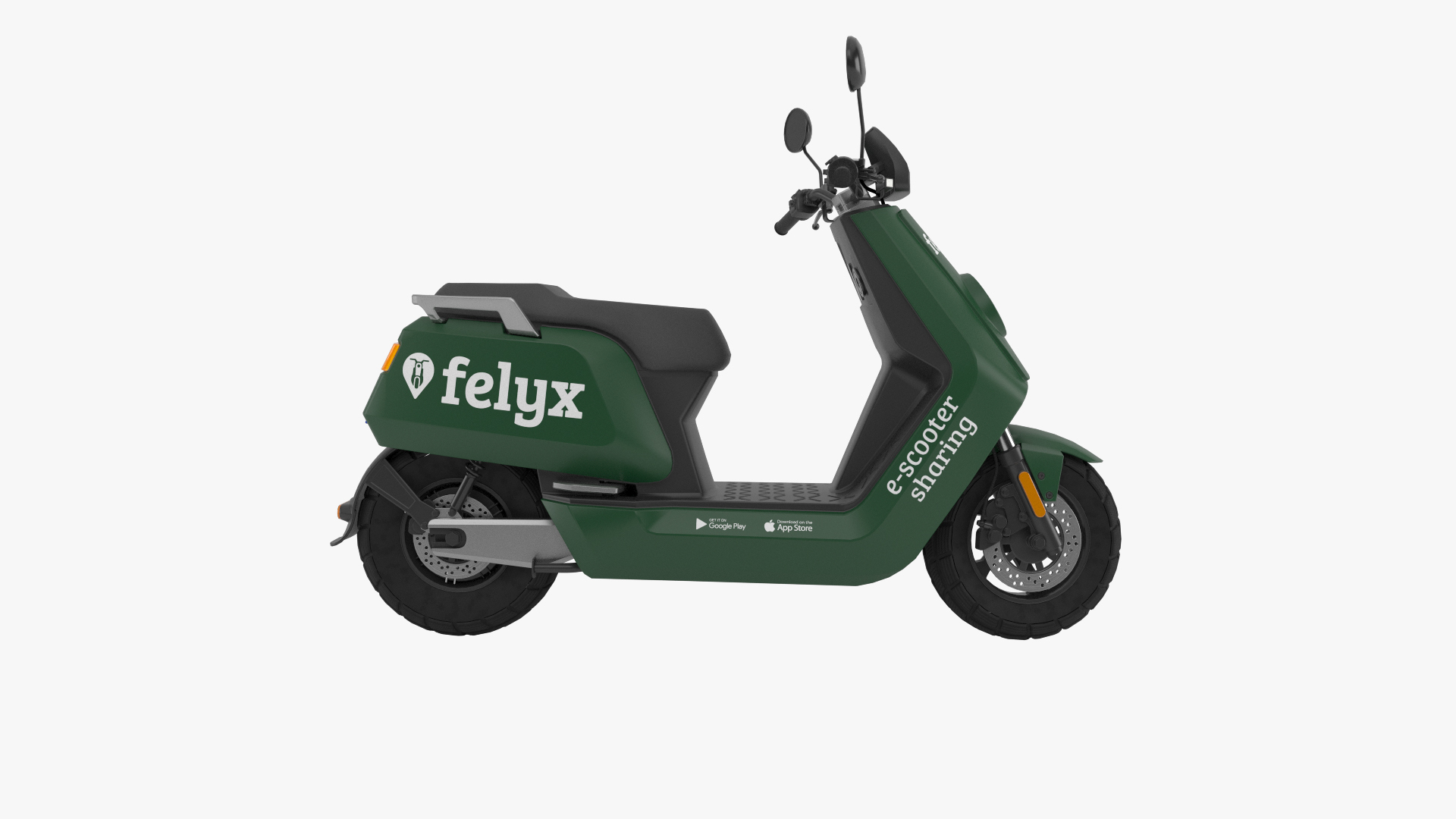 3D Electric scooter Felyx - TurboSquid 1810971