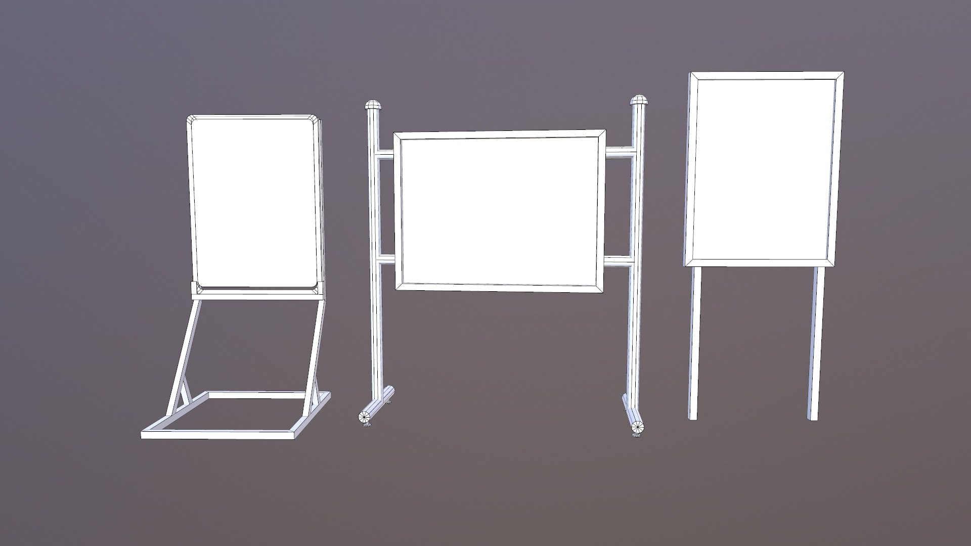 3D Notice Board - TurboSquid 2293876