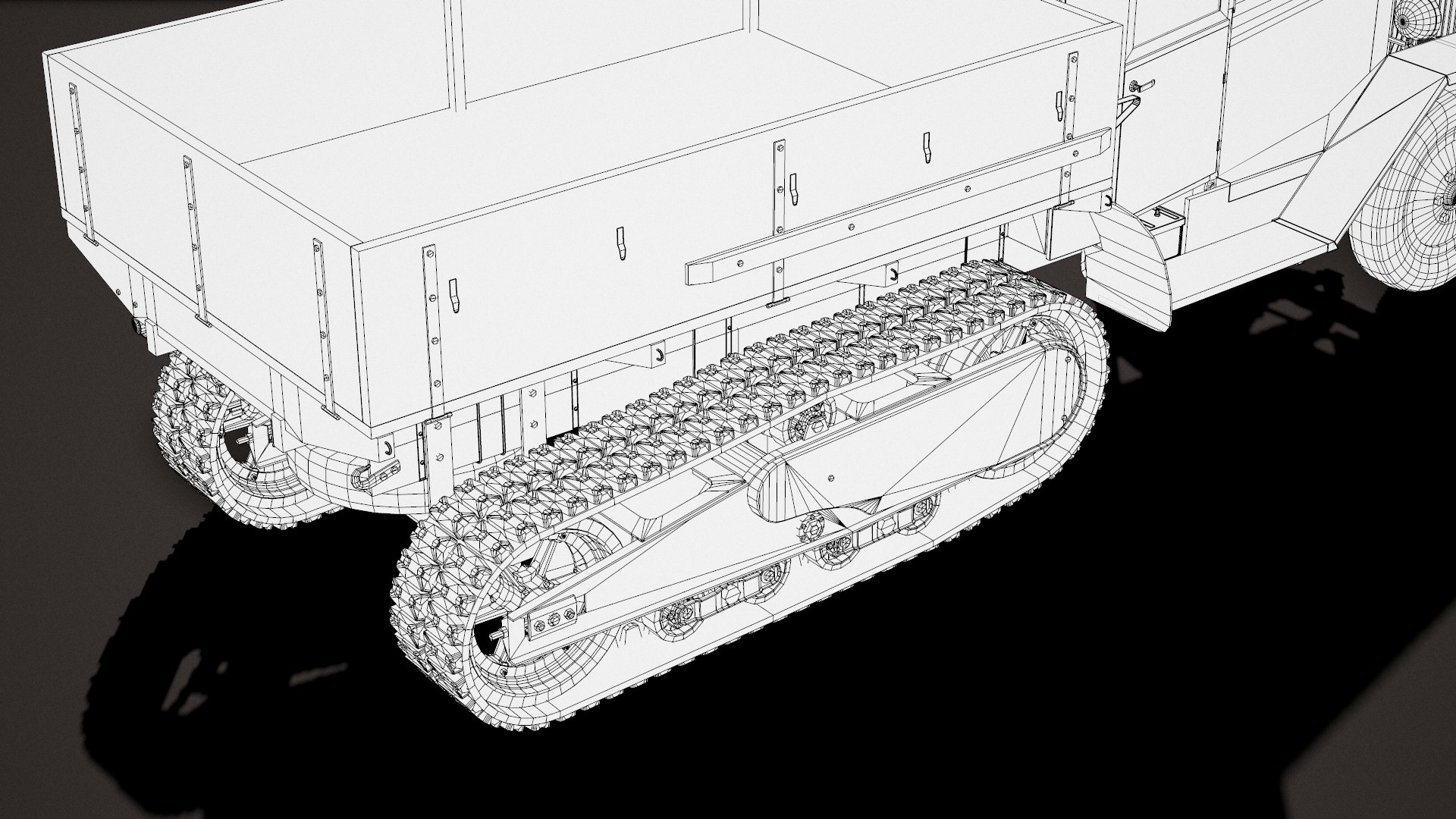 3D Model Soviet Zis-42 Gameready Zis - TurboSquid 1467299