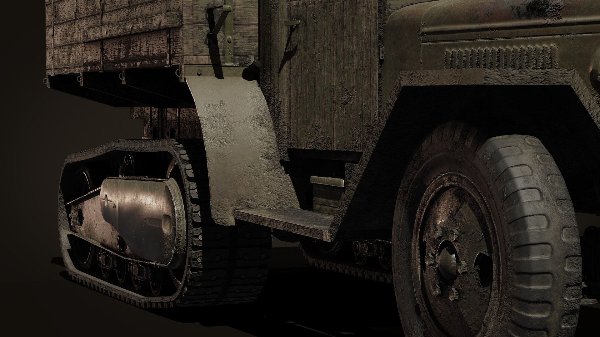 3D model soviet zis-42 gameready zis - TurboSquid 1467299