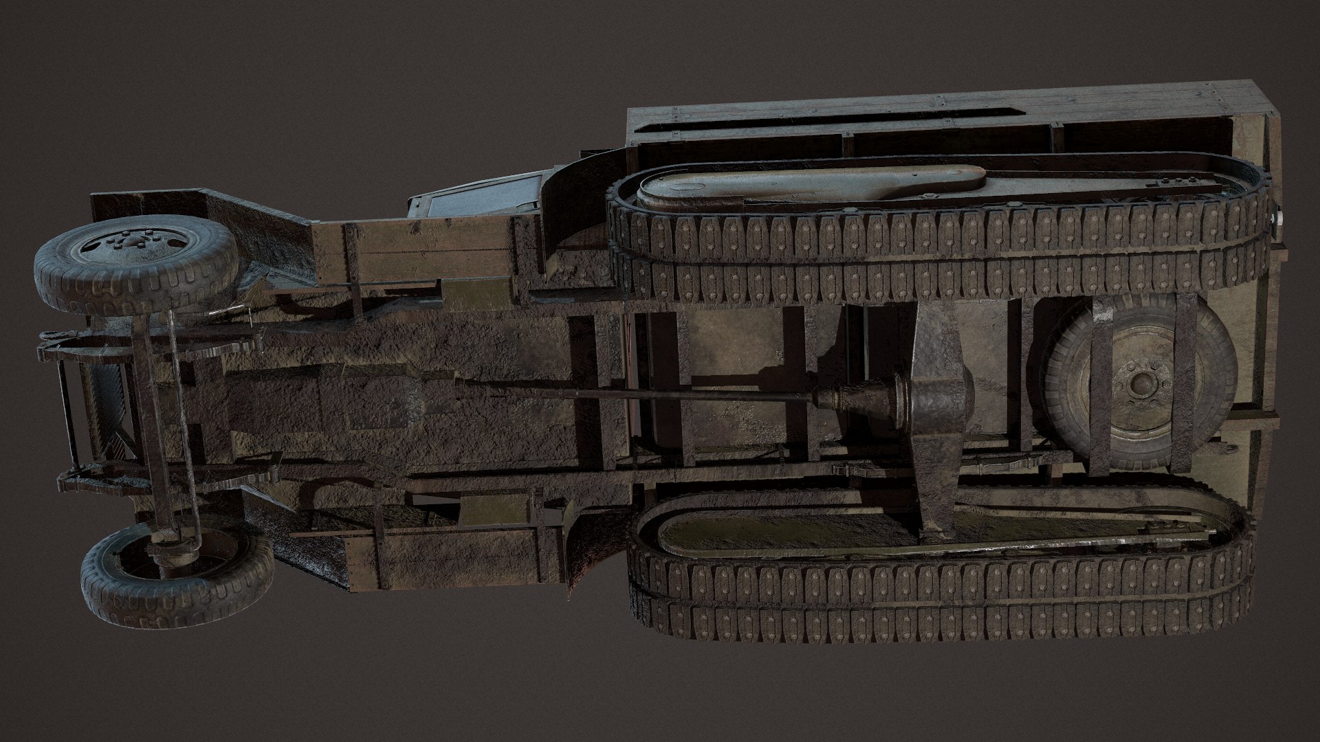 3D model soviet zis-42 gameready zis - TurboSquid 1467299