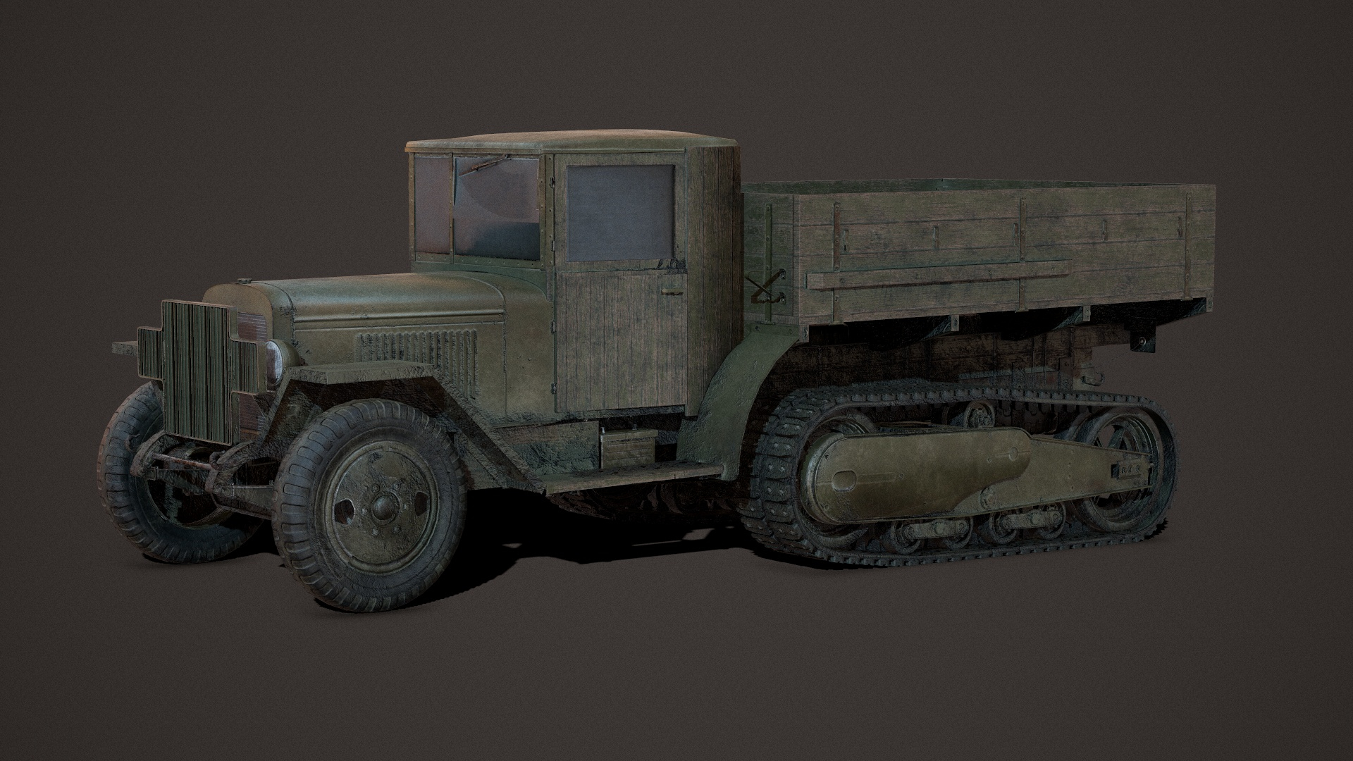 3D Model Soviet Zis-42 Gameready Zis - TurboSquid 1467299