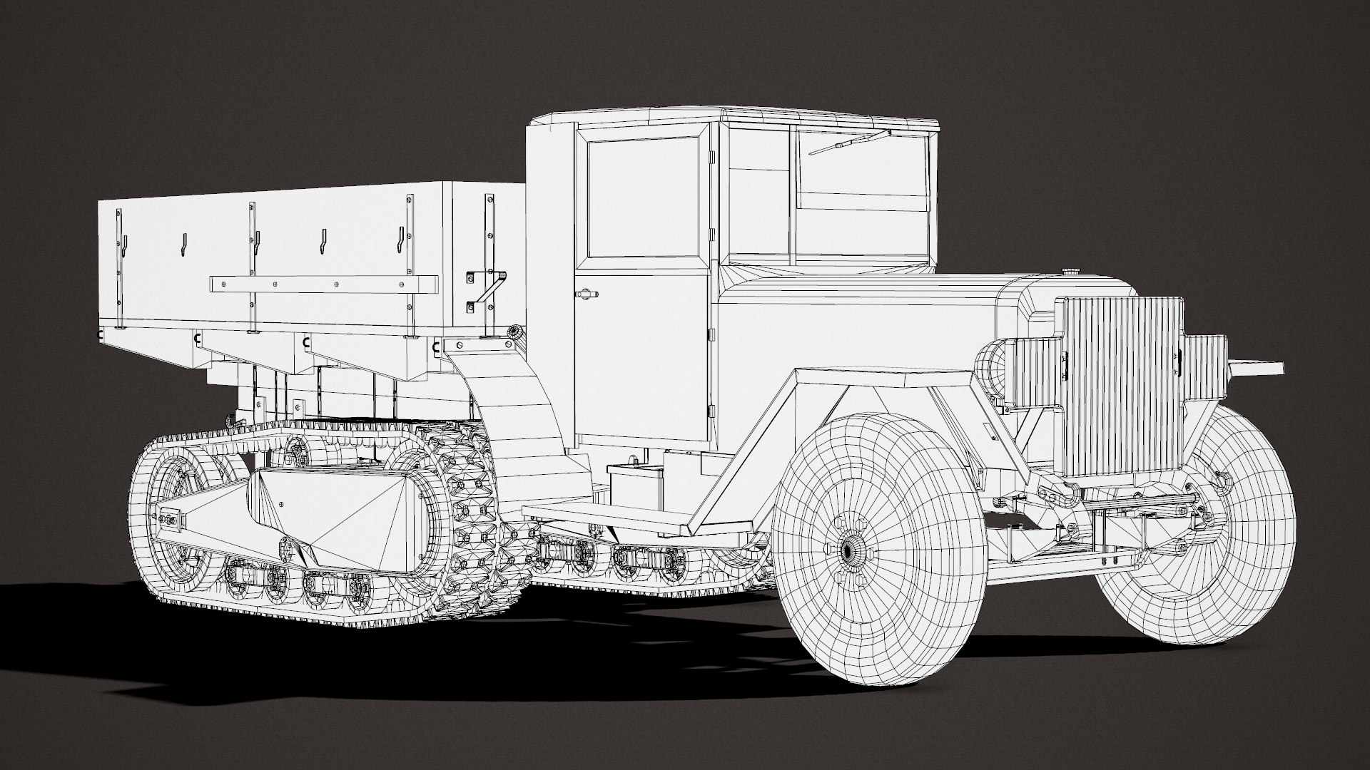 3D Model Soviet Zis-42 Gameready Zis - TurboSquid 1467299