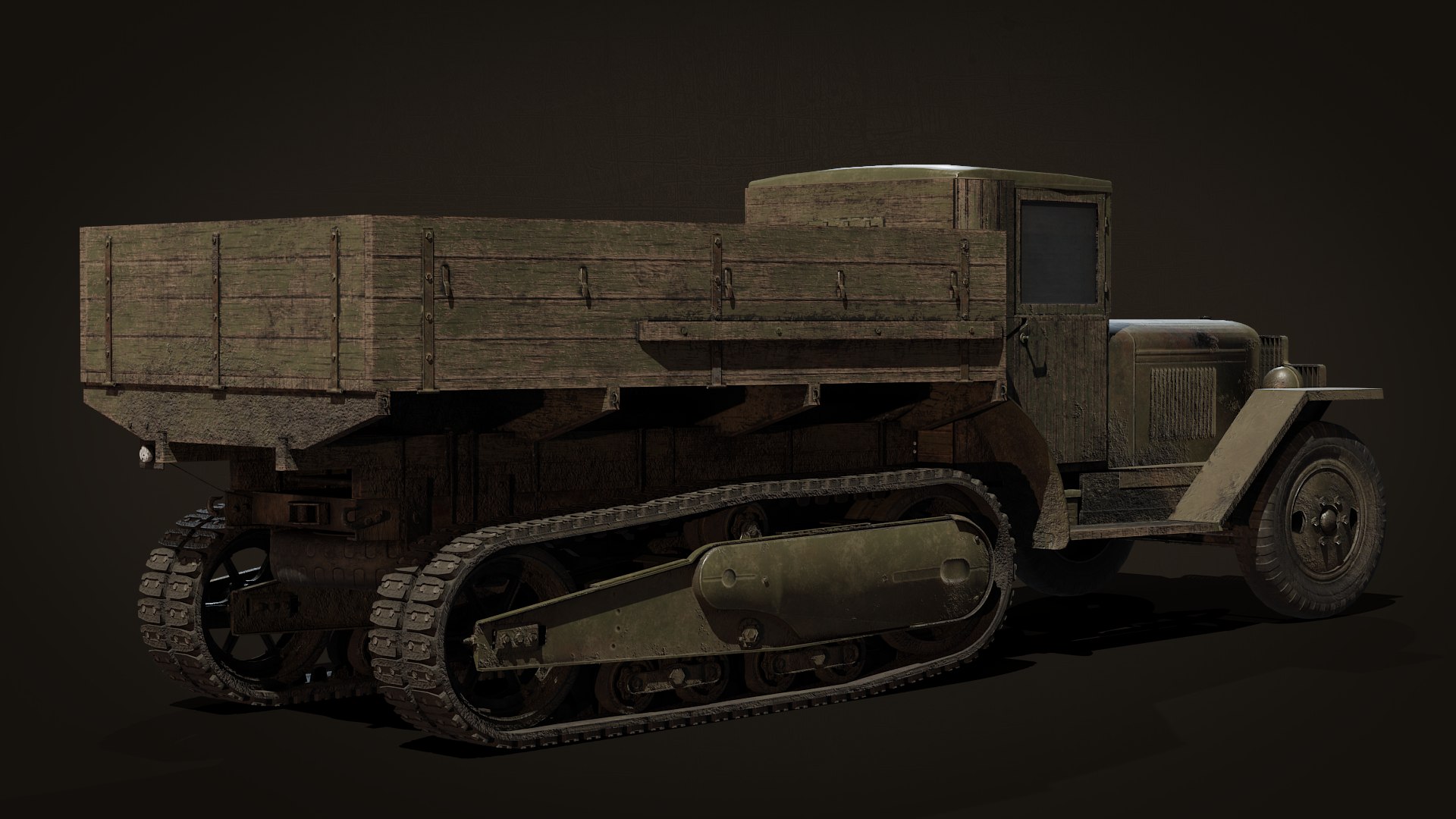 3D model soviet zis-42 gameready zis - TurboSquid 1467299