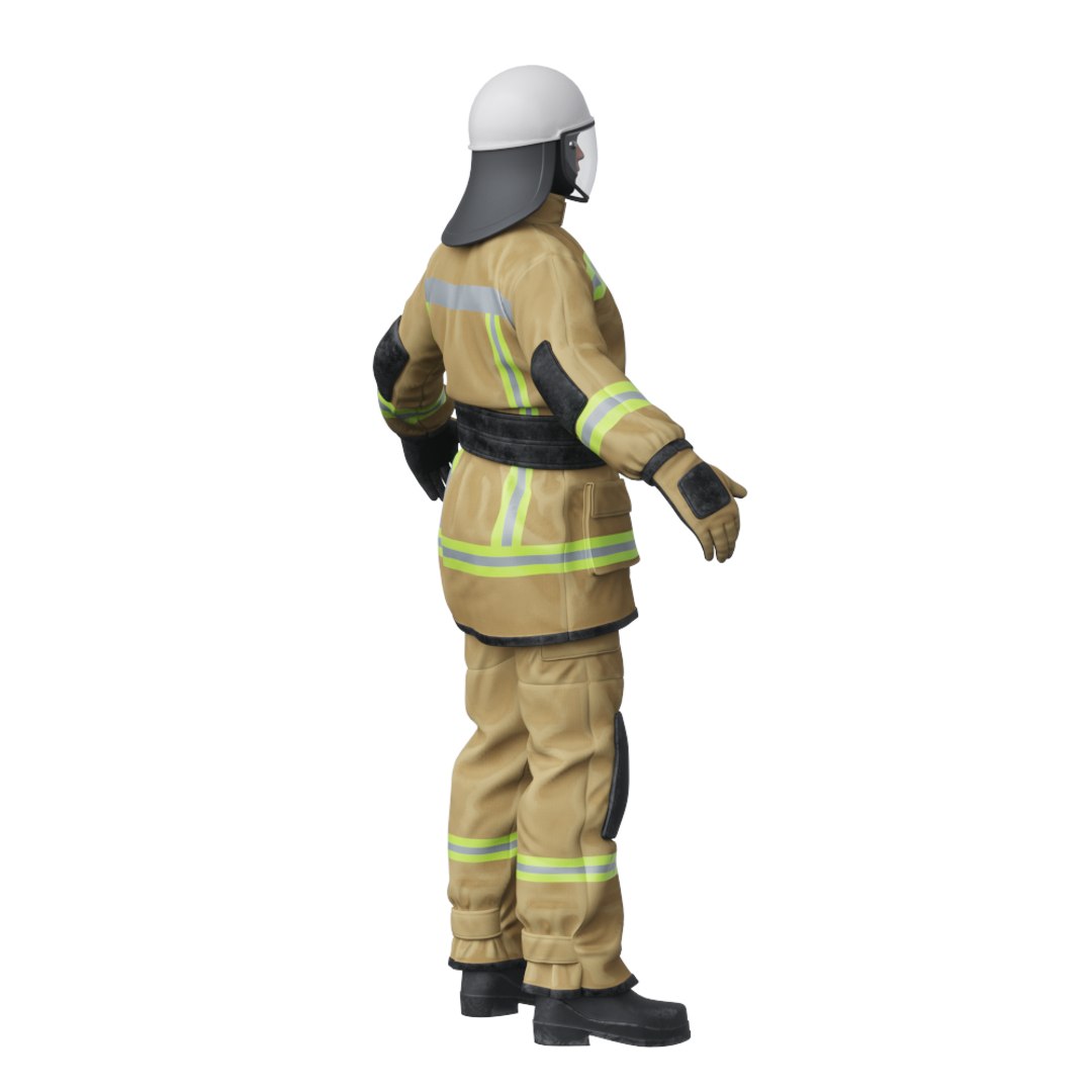 Fireman Man 3D Model - TurboSquid 1442162