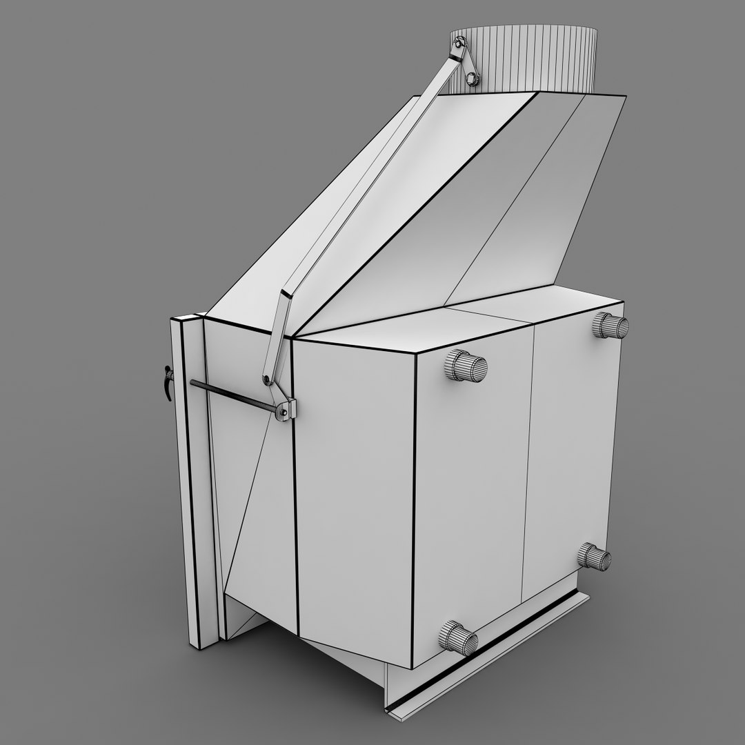 3d fryrender wood model