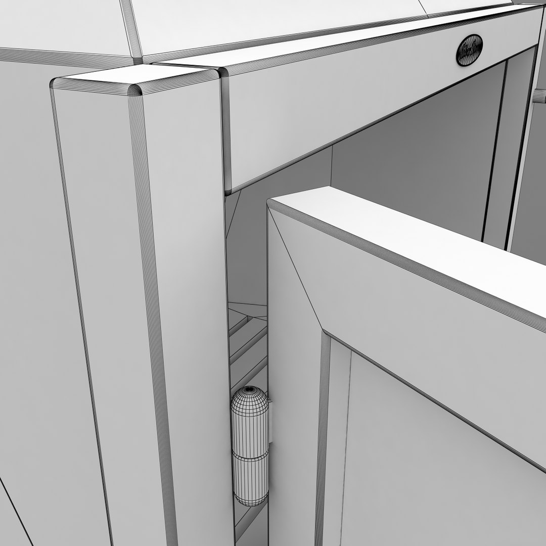 3d fryrender wood model