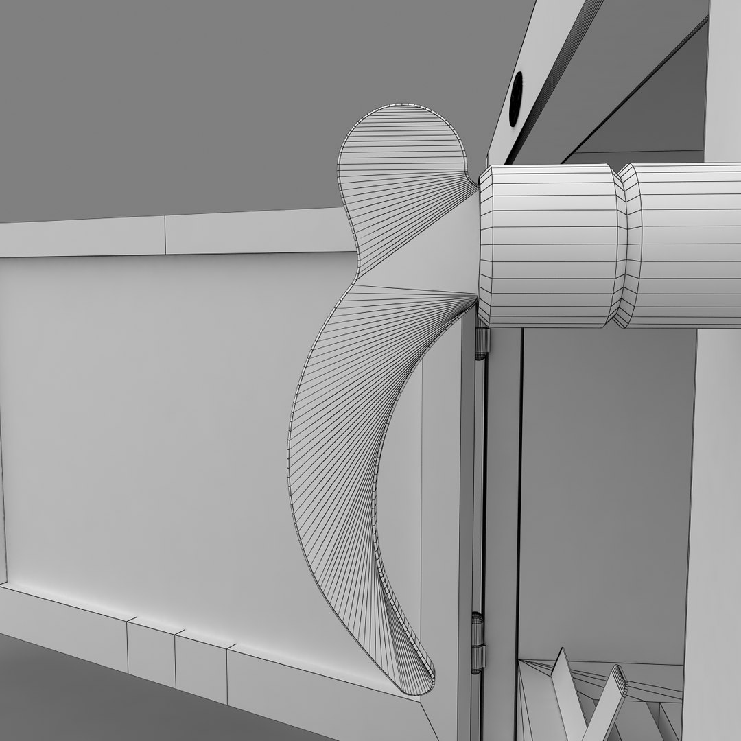 3d fryrender wood model