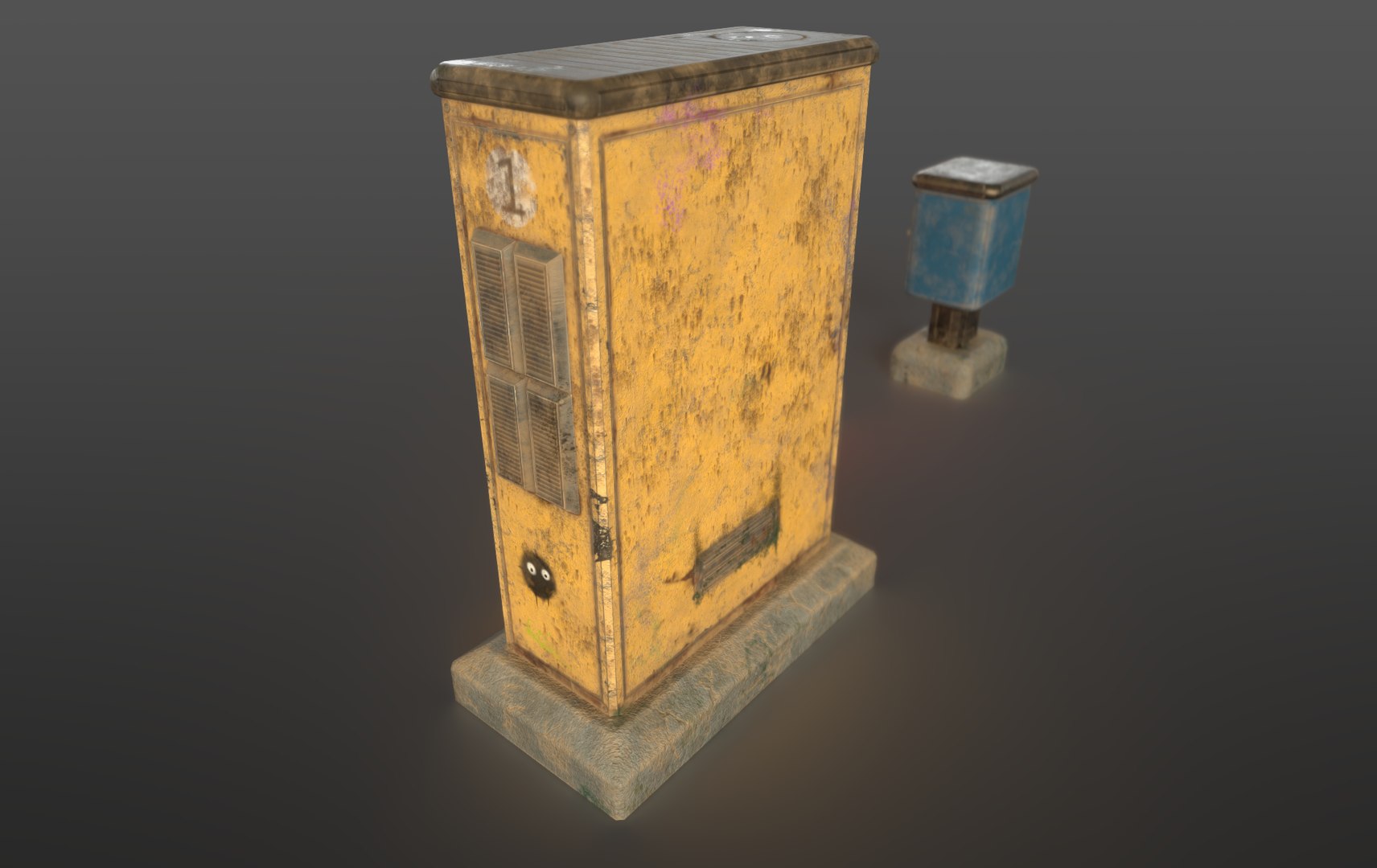 Street Sci-fi Cyberpunk Box Model - TurboSquid 1418920