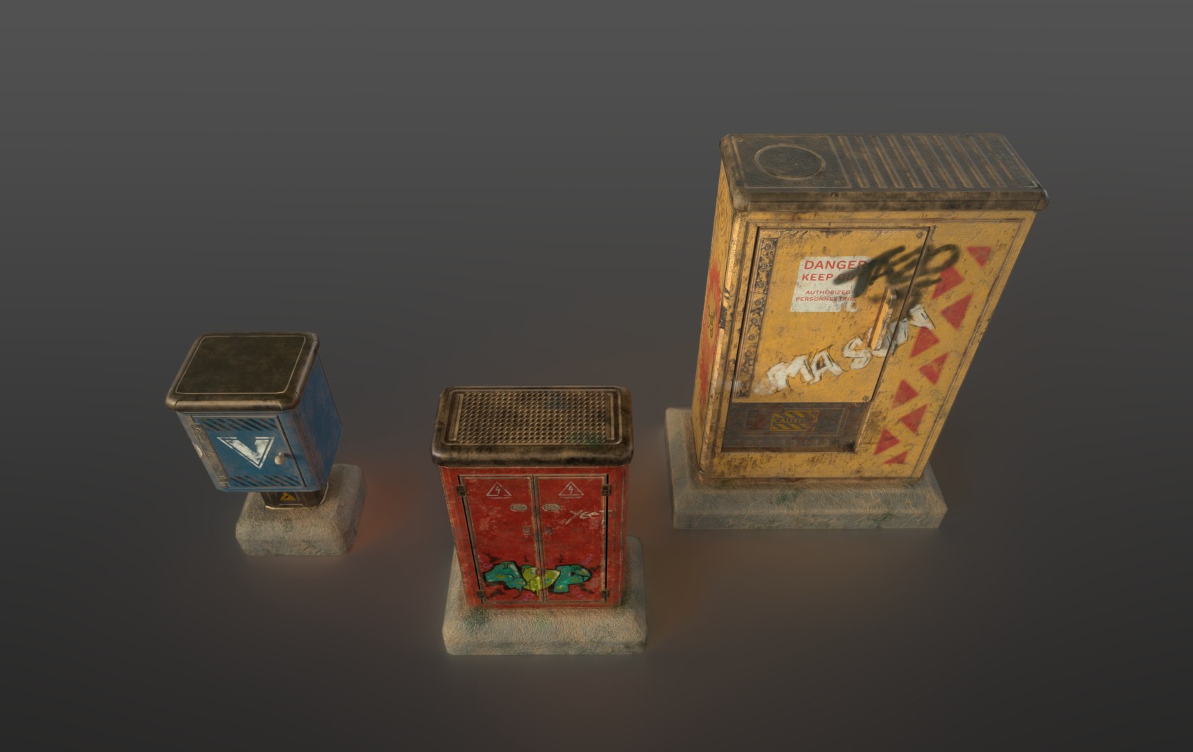 Street Sci-fi Cyberpunk Box Model - TurboSquid 1418920