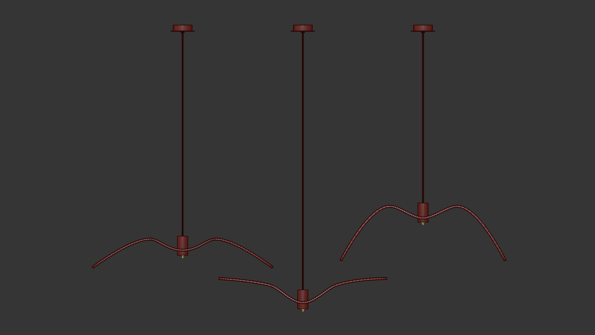 3D Night Birds Pendant Light model - TurboSquid 2119993