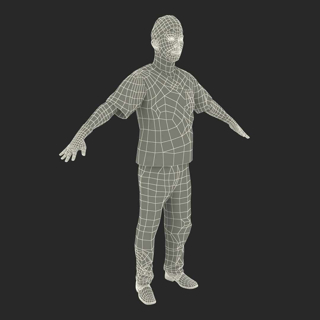 3d male surgeon asian blood