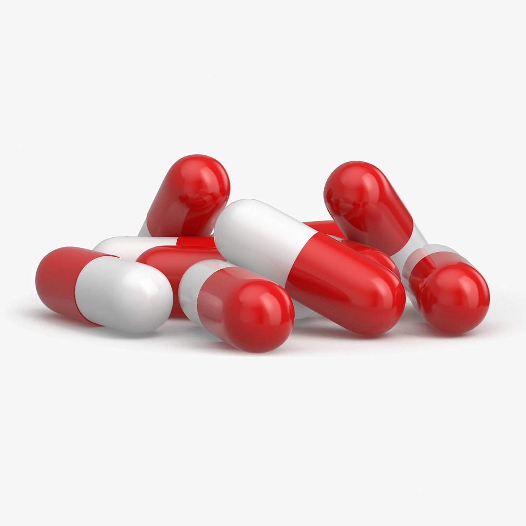 Pill Capsule 3D Model - TurboSquid 1406929
