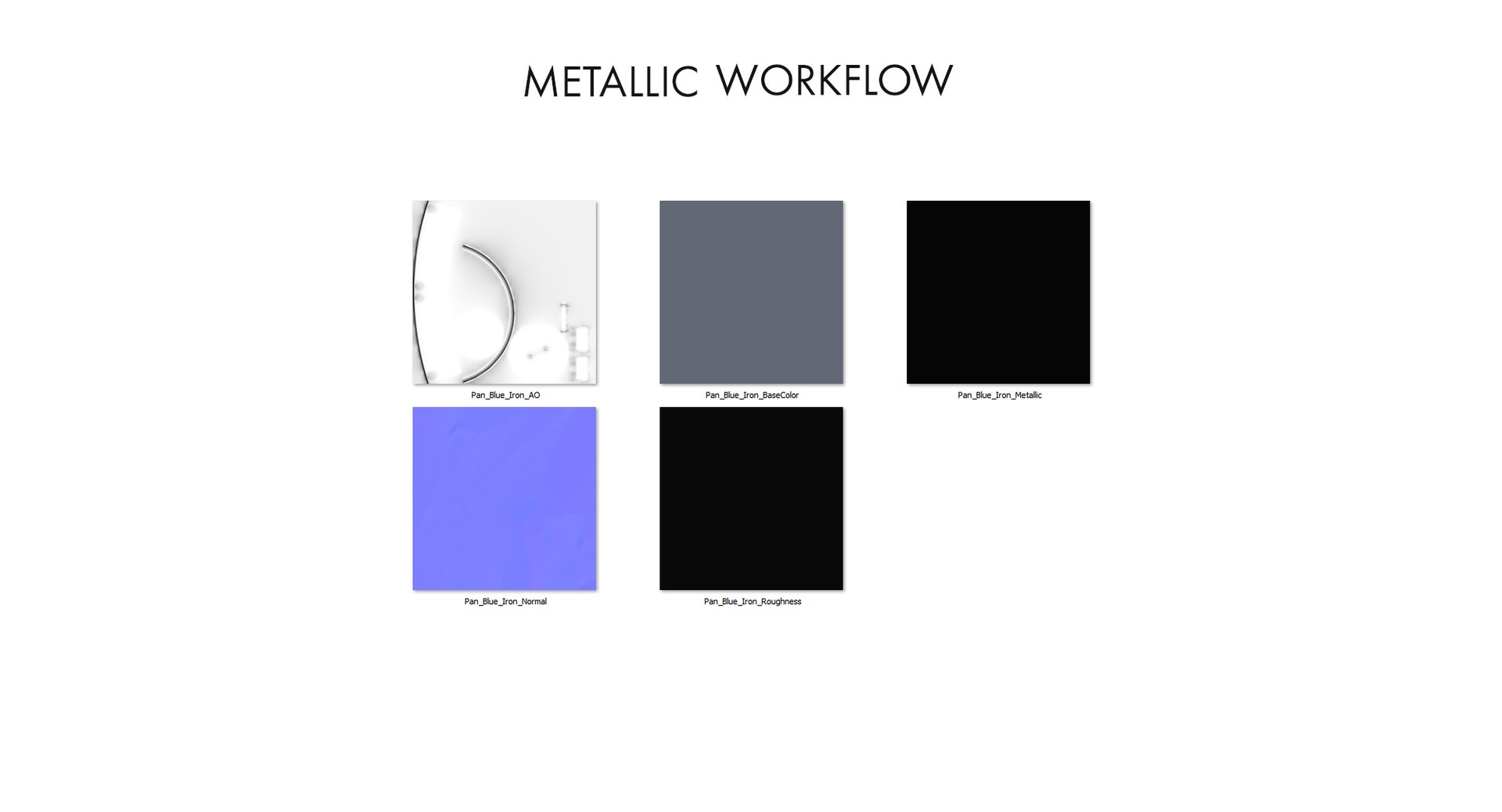 3D realistic pan blue iron model - TurboSquid 1465021