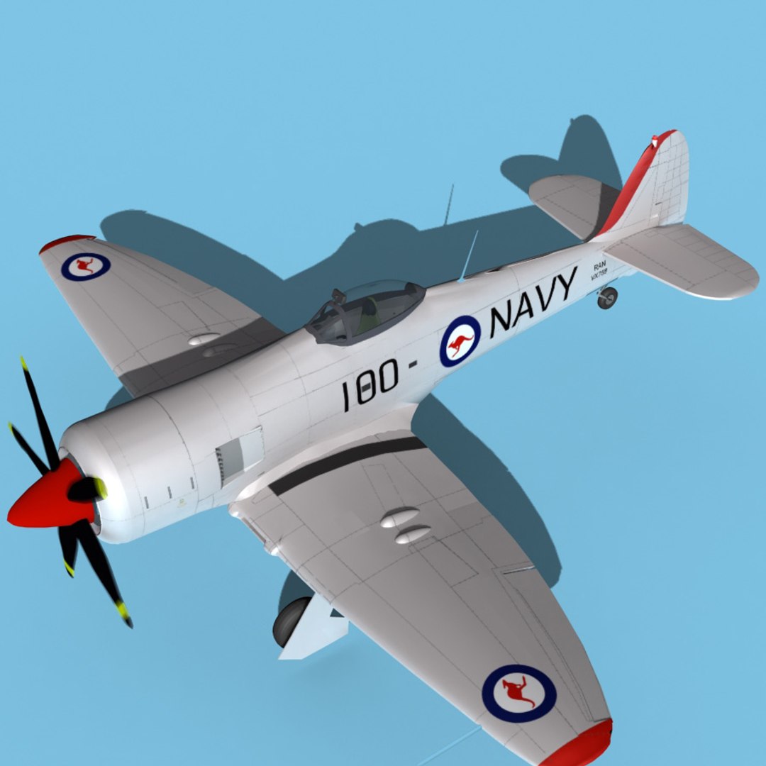 3D Propeller Hawker Sea Fury Model - TurboSquid 1489032