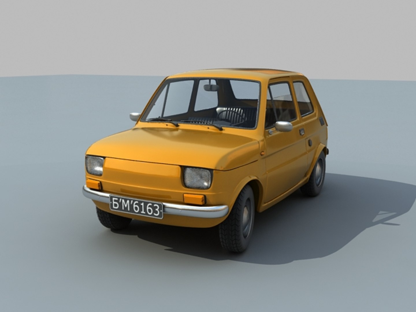 3d Model Fiat 126p Max08