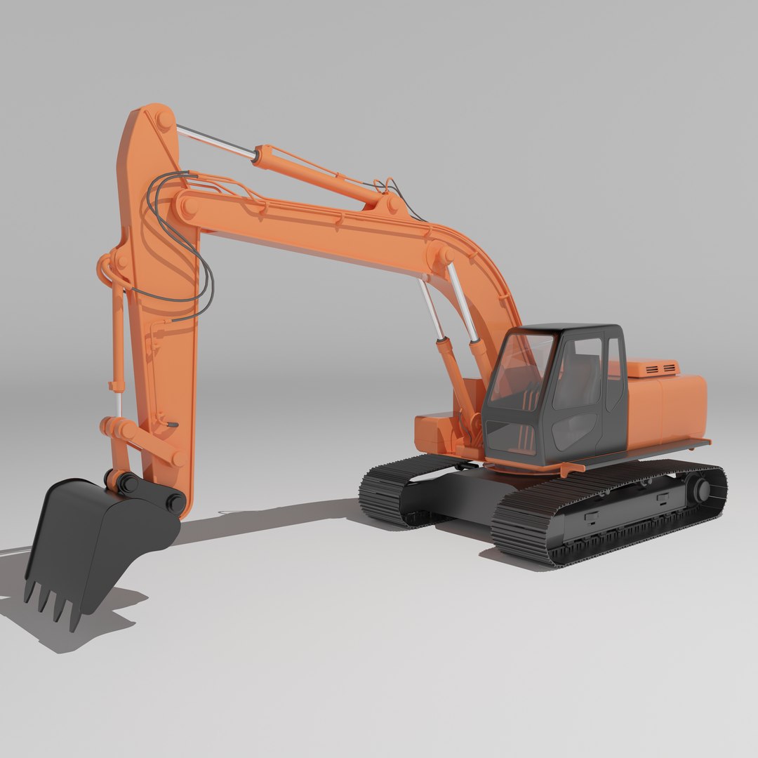 Excavator 3D Model - TurboSquid 1859089