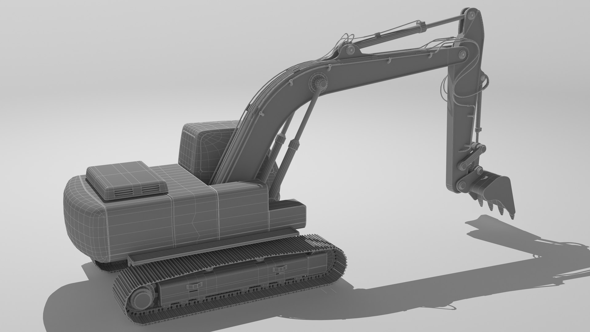 Excavator 3D Model - TurboSquid 1859089