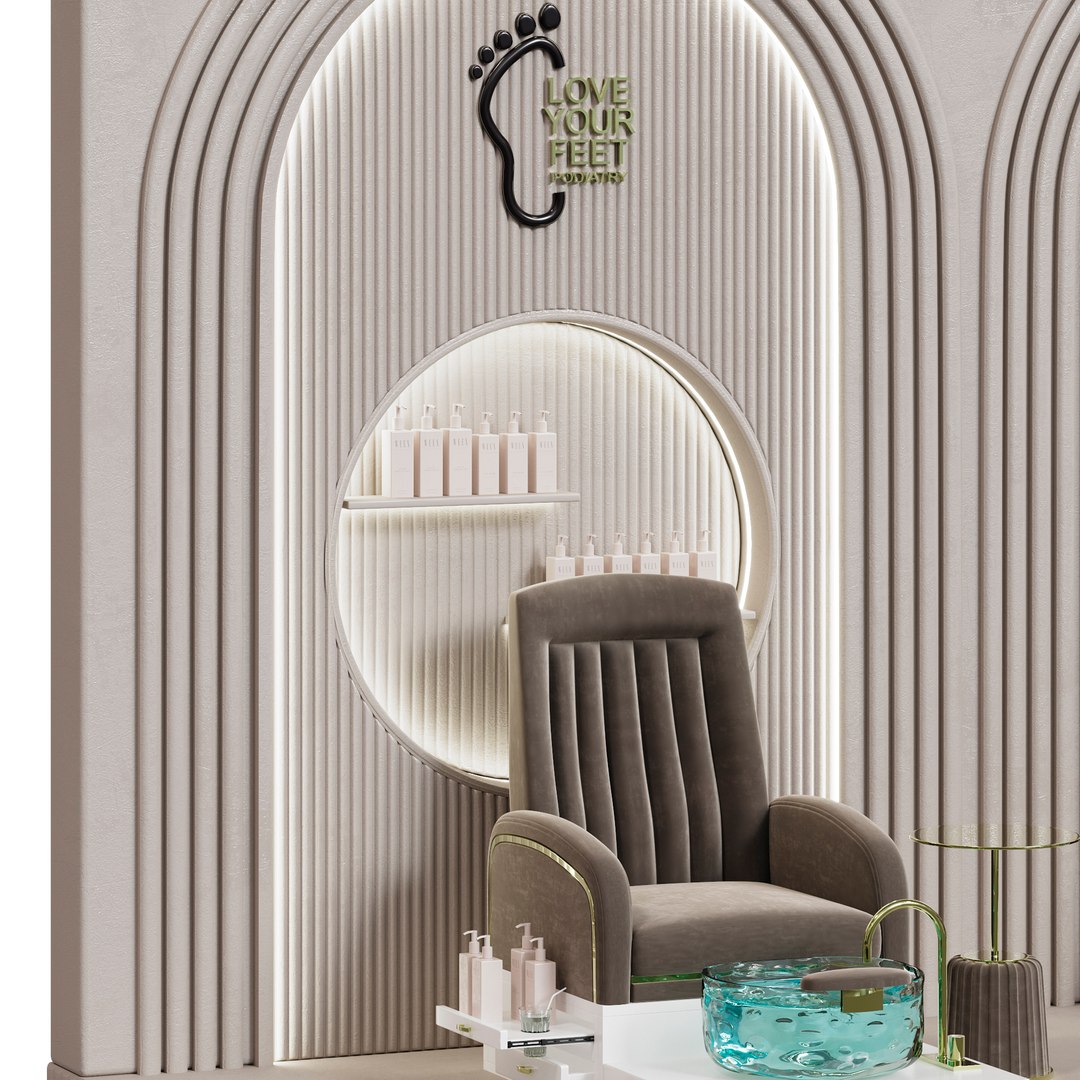 Pedicure Beauty Salon 3 3D Model - TurboSquid 2233615