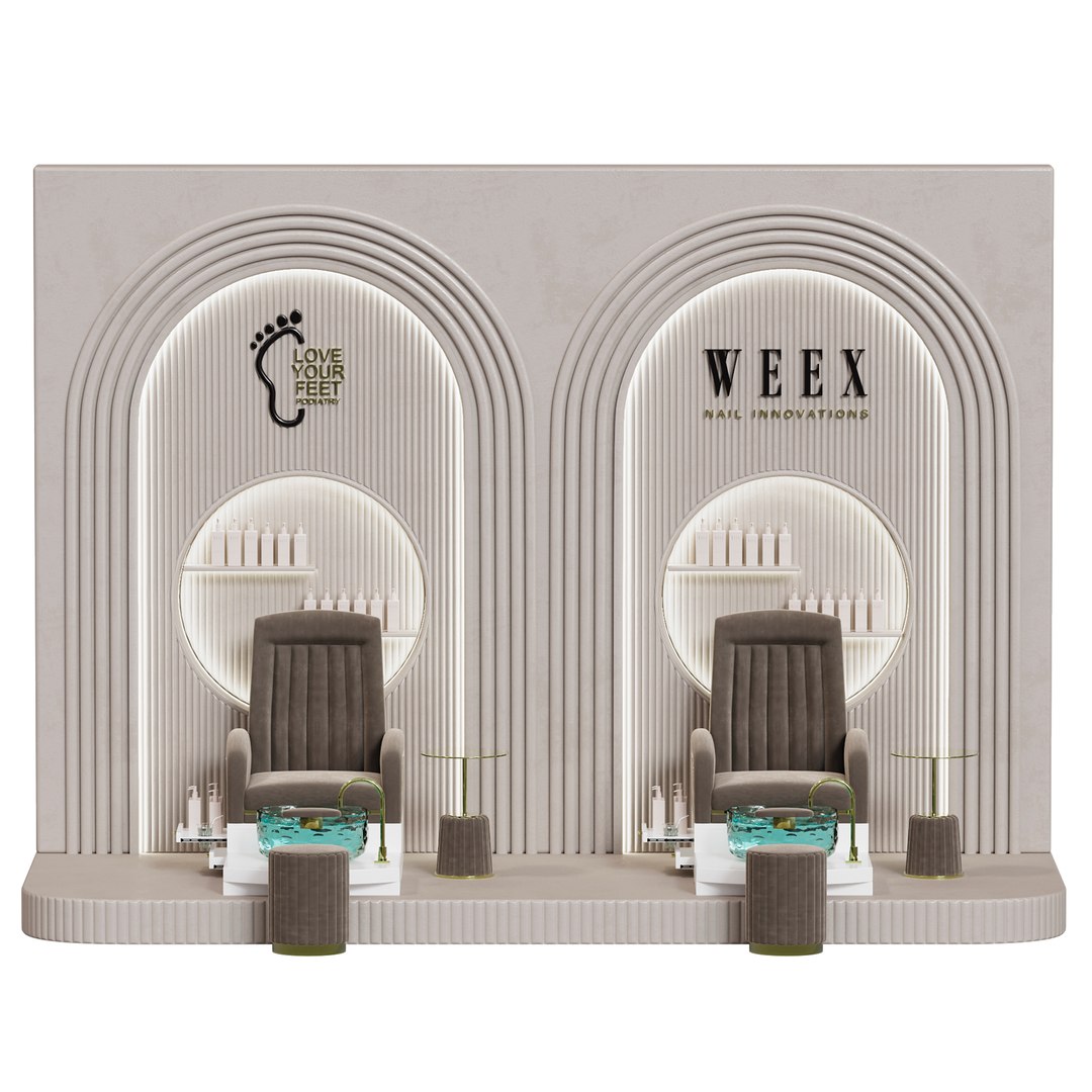 Pedicure Beauty Salon 3 3D Model - TurboSquid 2233615
