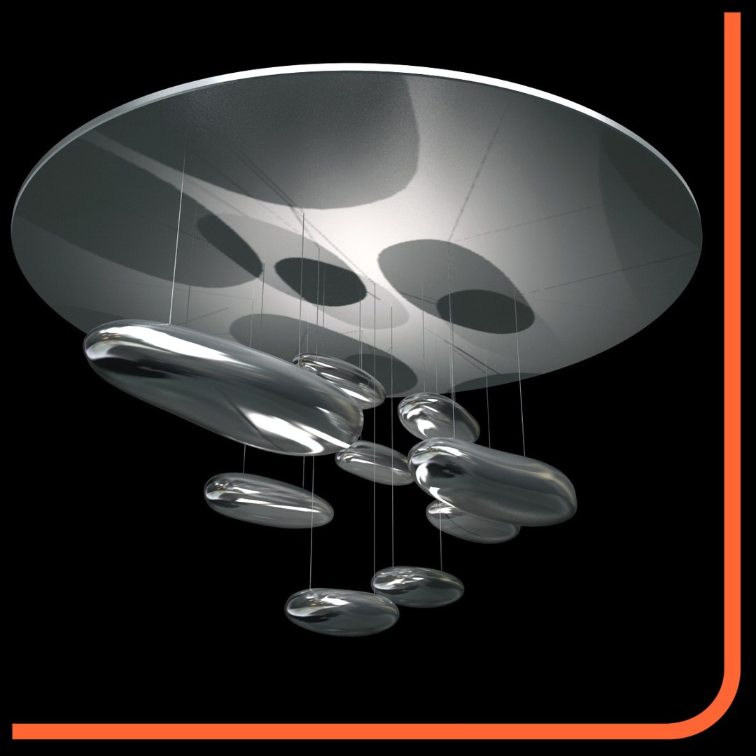 Artemide Mercury Lamp 3d Model