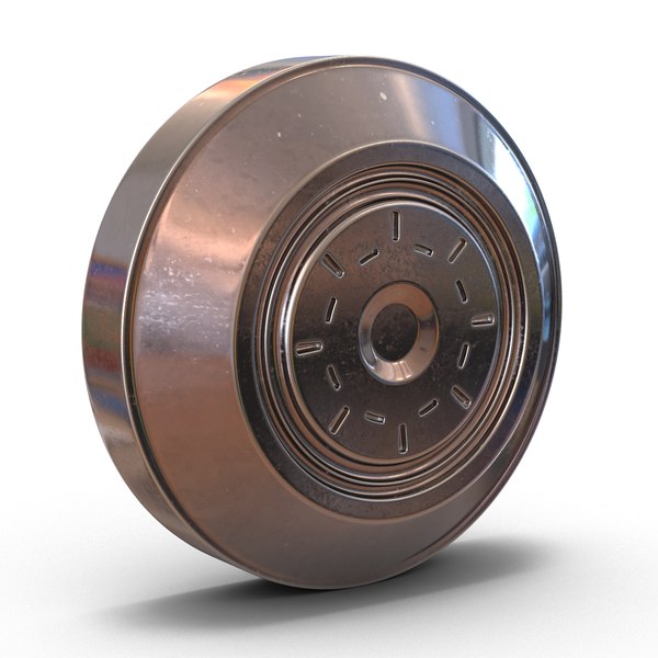 industrial anodized end cap 3d model
