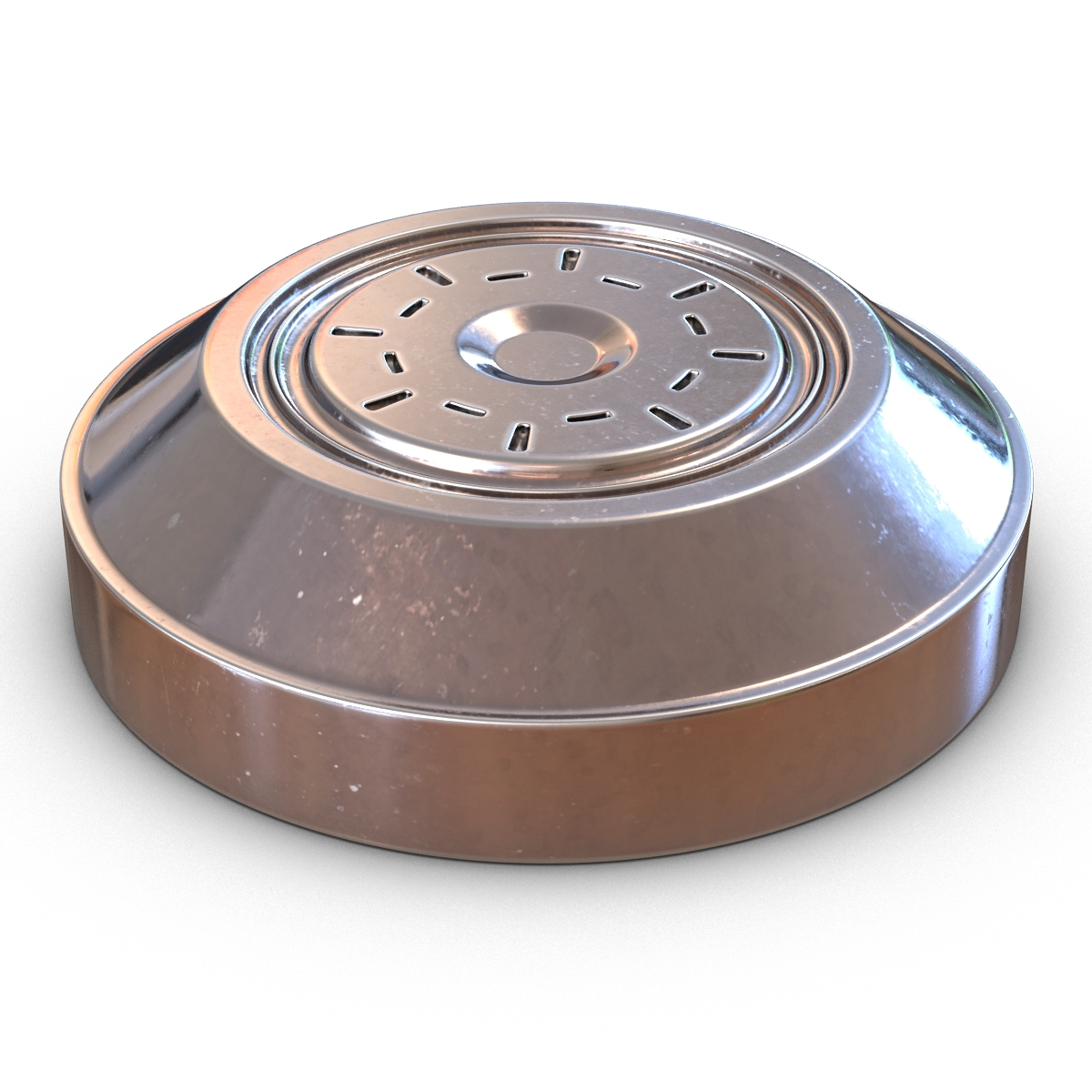 industrial anodized end cap 3d model