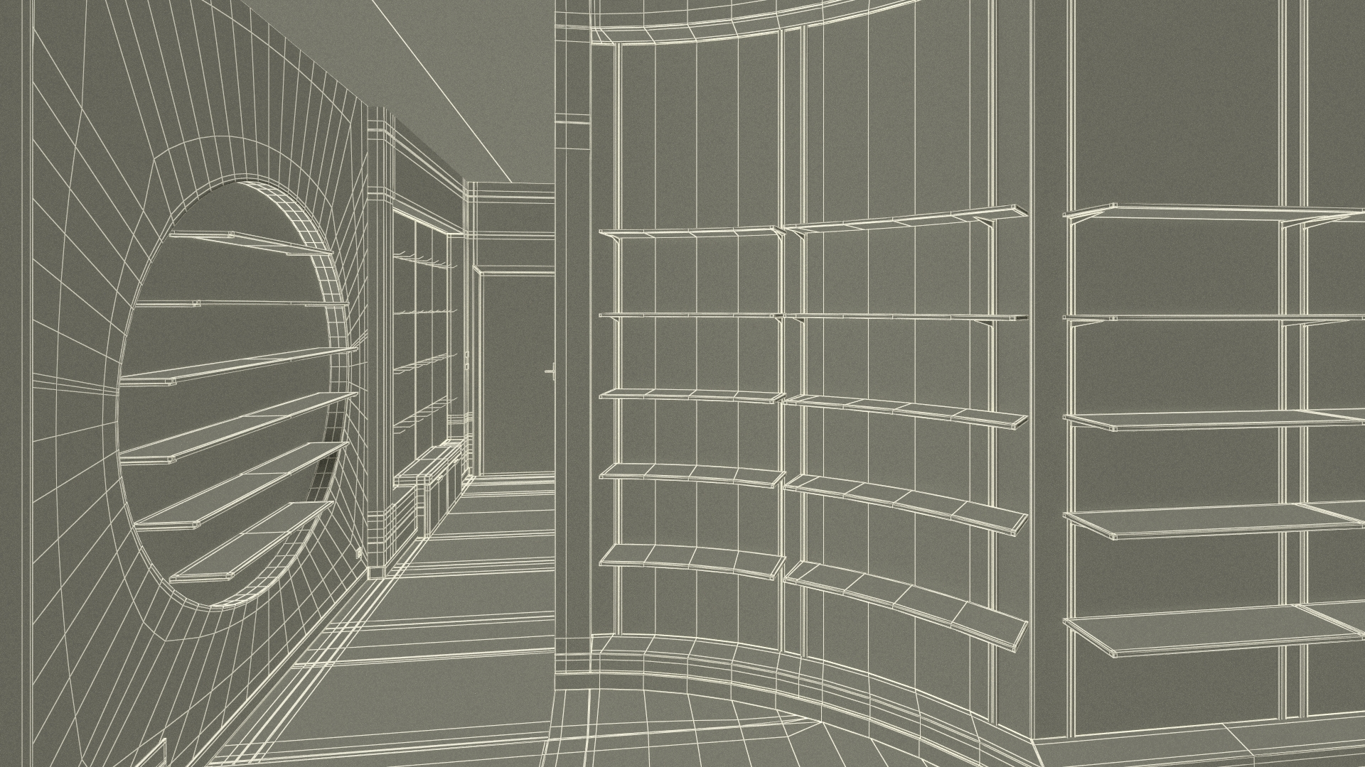 3D Drugstore Interior Yellow - TurboSquid 2209656