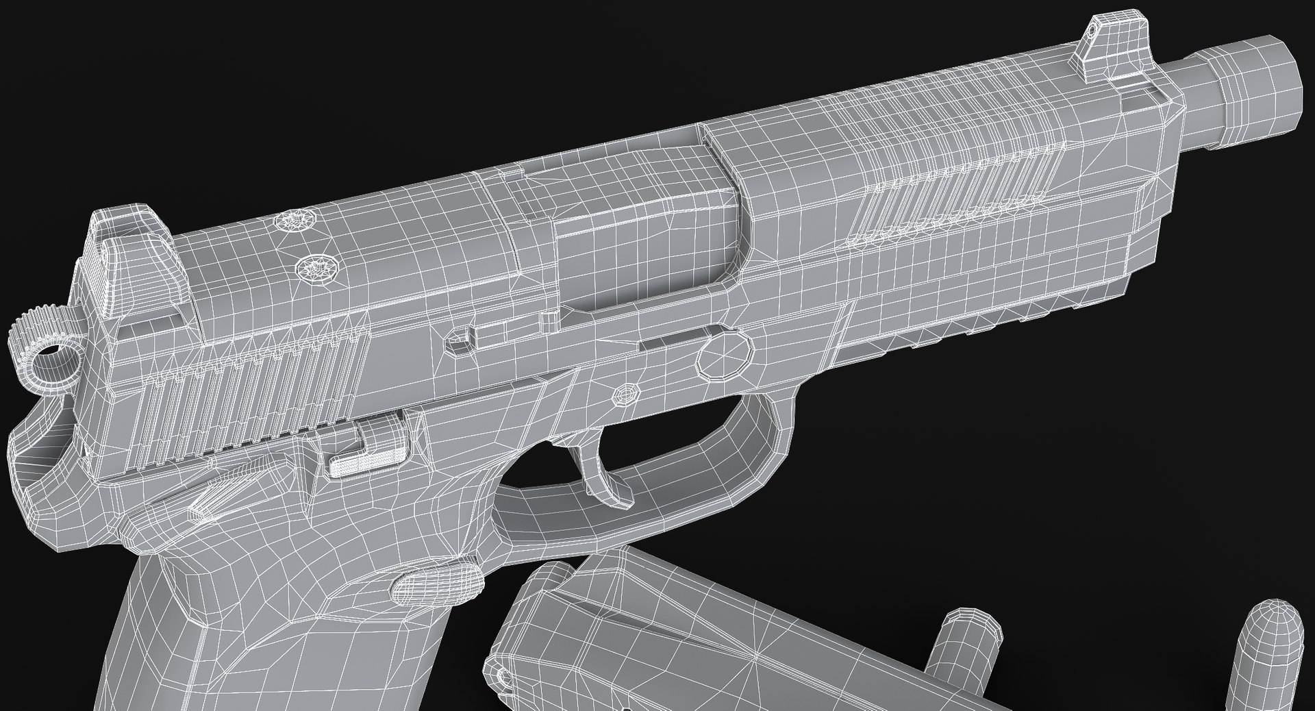 3D fn fnx-45 tactical pistol model - TurboSquid 1165688