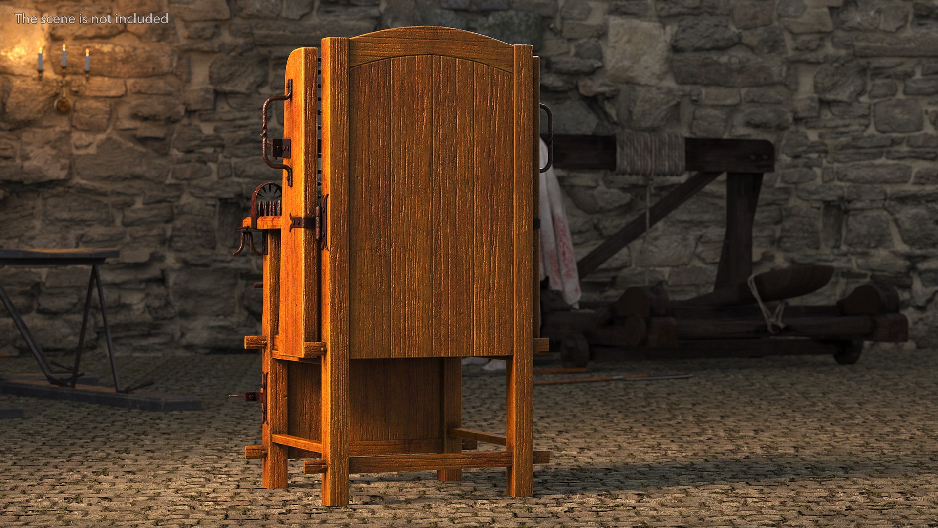 Medieval Spiked Torture Chair with Bloodstains 3D - TurboSquid 1738066