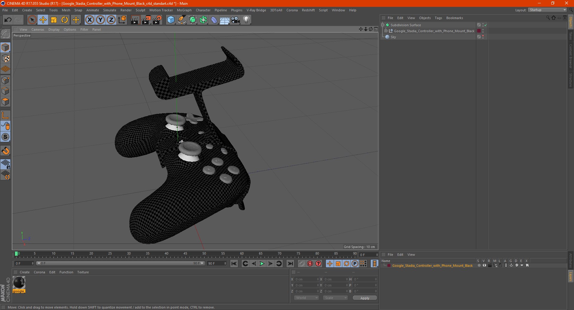 3D google stadia controller phone - TurboSquid 1568481