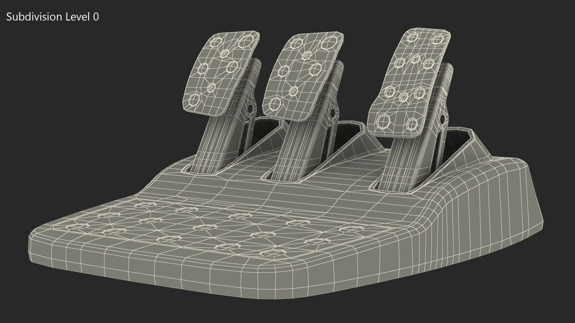 Driving Game Device Pedals 3D Model - TurboSquid 2113246